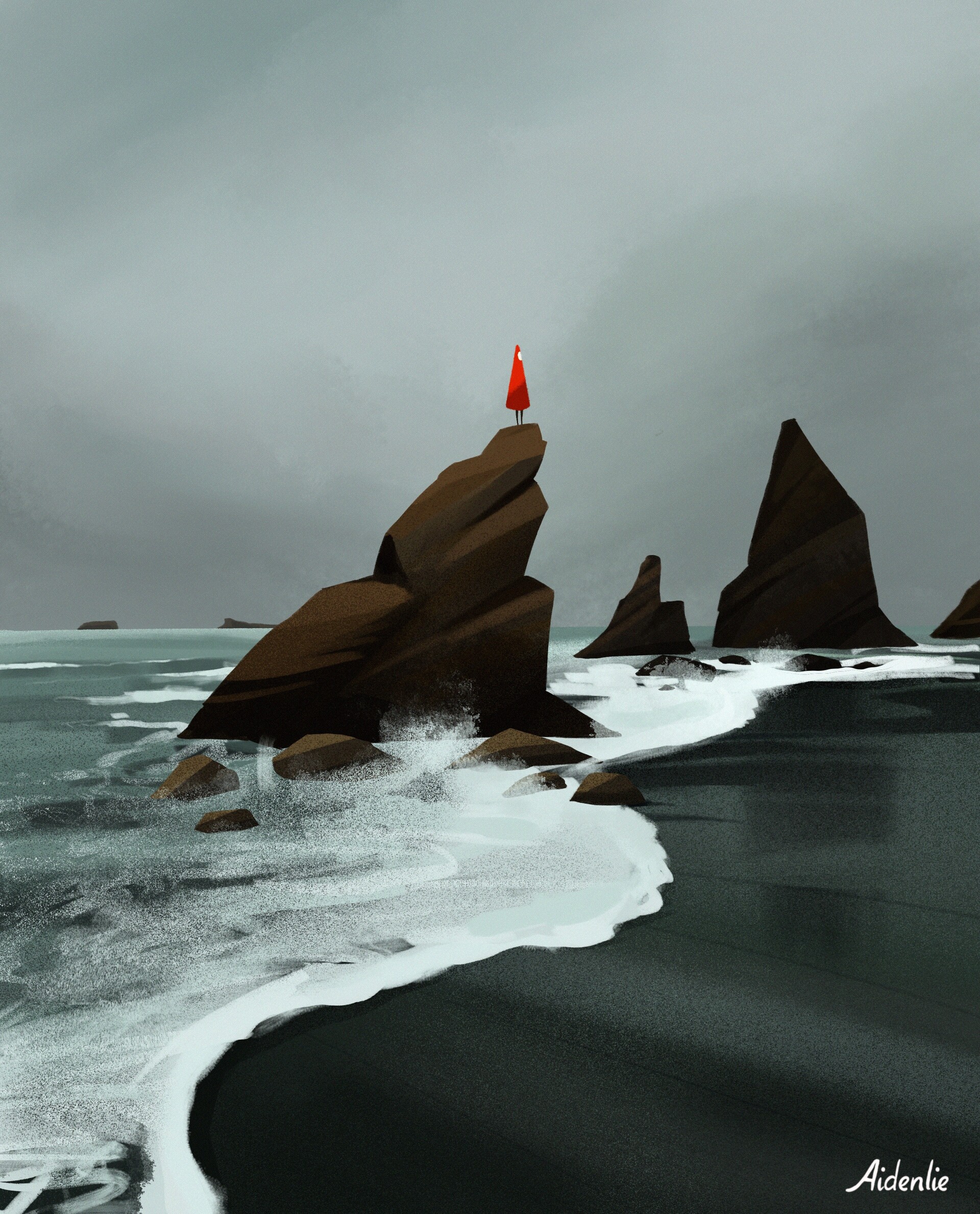 ArtStation - The red ghost