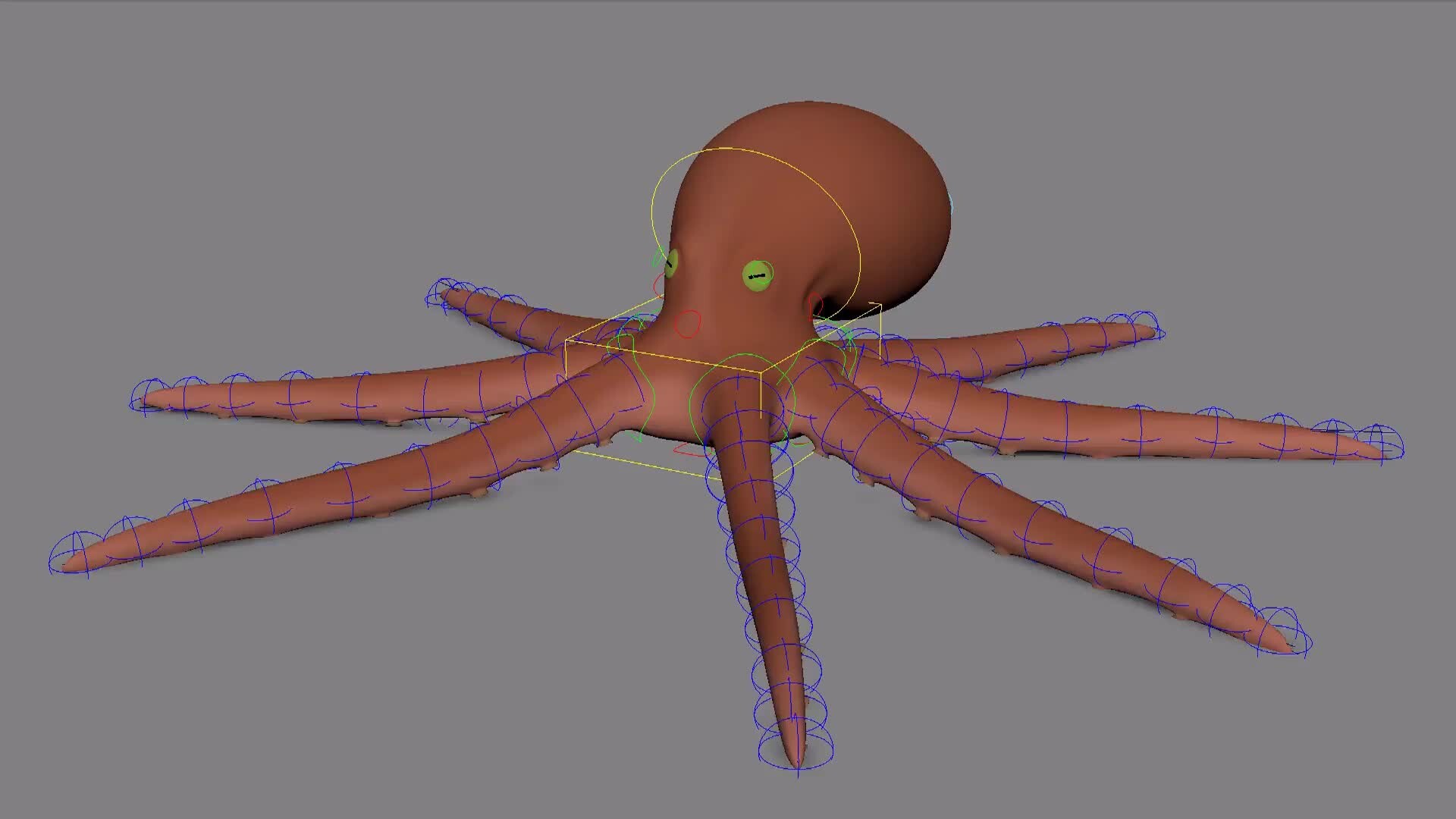 ArtStation - Octopus Rig & GUI