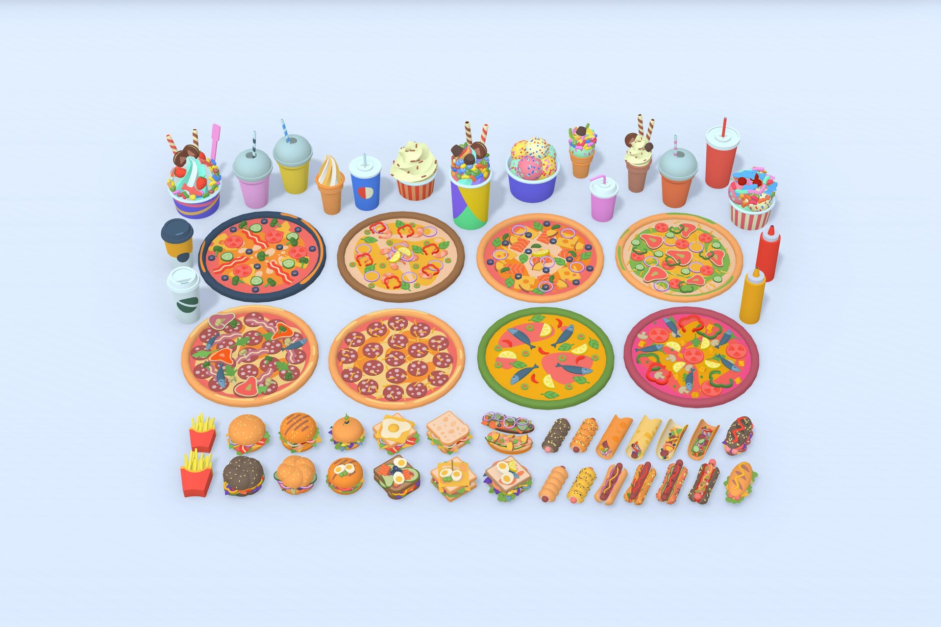 ArtStation - Mega Food Pack Constructor