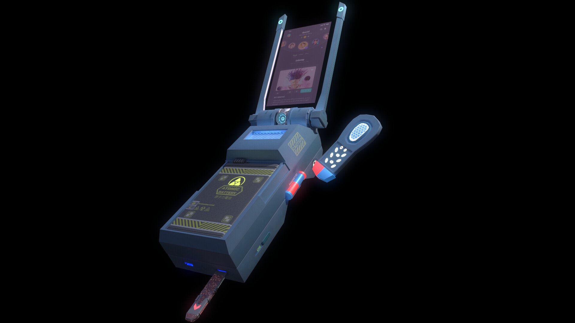 ArtStation - Sci-fi Smartphone- Stylized