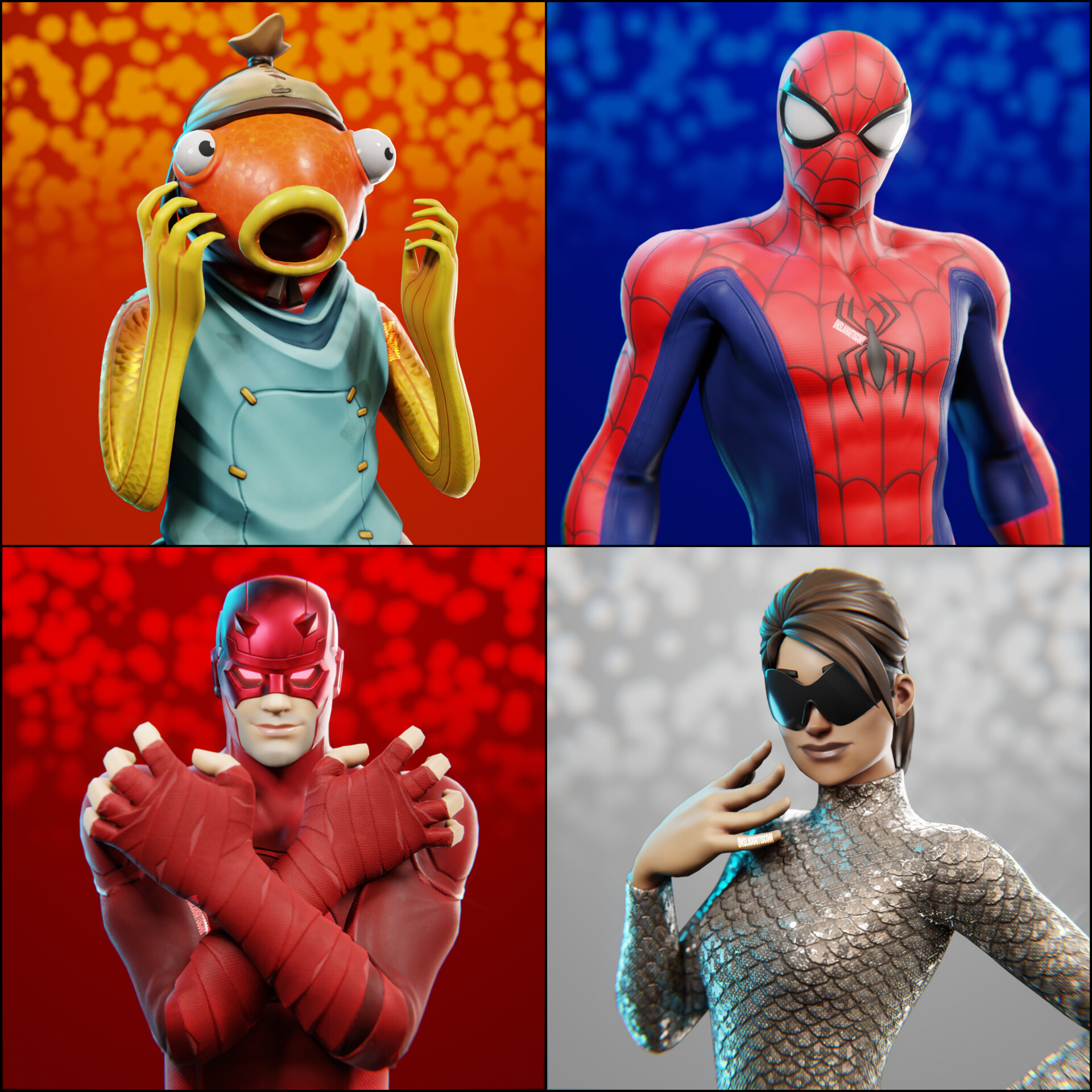 ArtStation - Fortnite Fan Art - Icon Batch 1