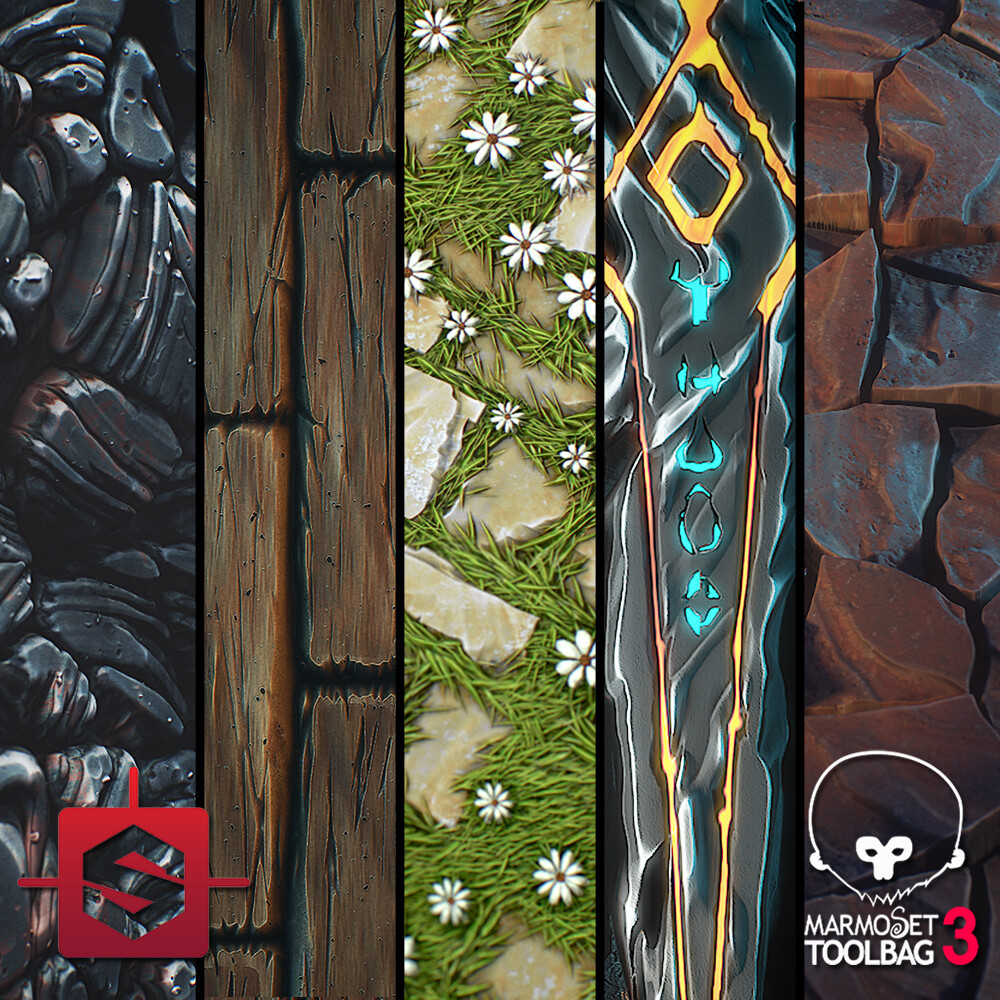 ArtStation - Stylized Materials - Practice