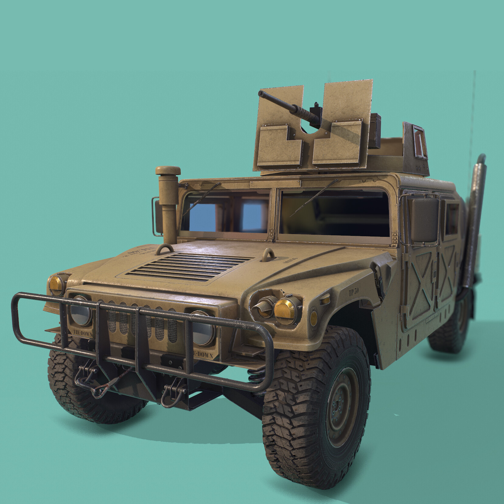 ArtStation - Game Ready Humvee