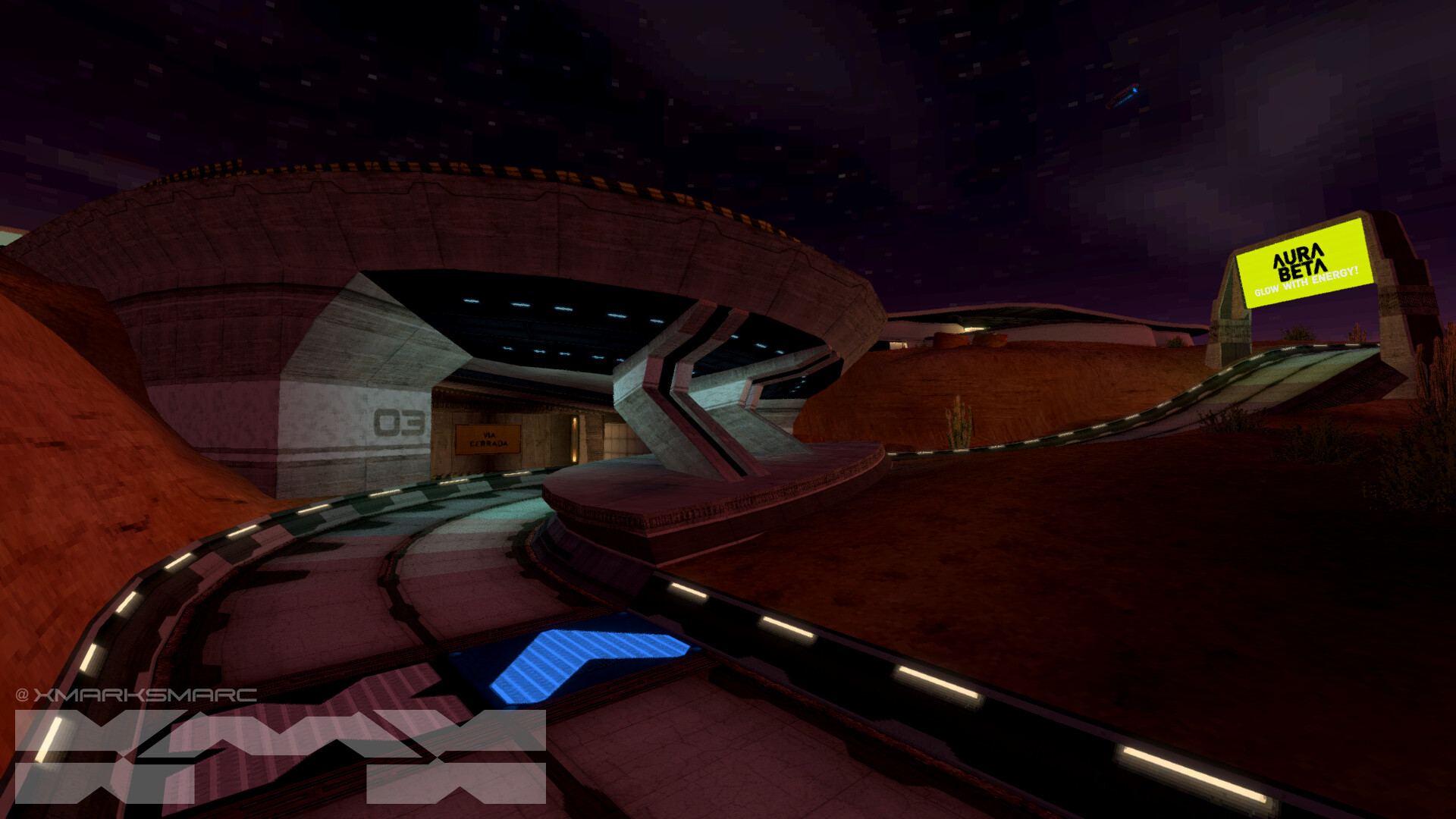 ArtStation - PSX-style Desert Racetrack