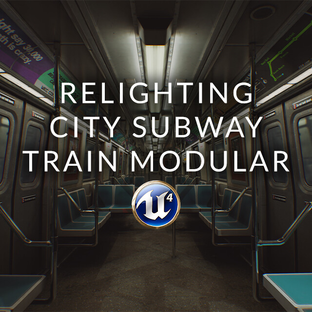 ArtStation - Relighting City Subway Train Modular