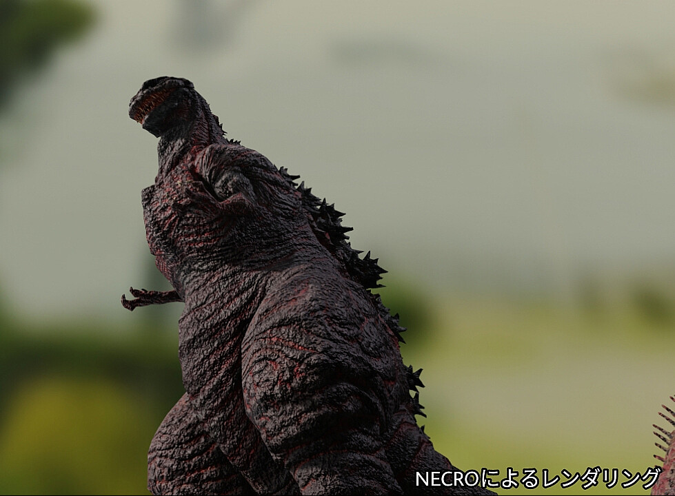 ArtStation - Shin Godzilla lighting test - Blender 3.0