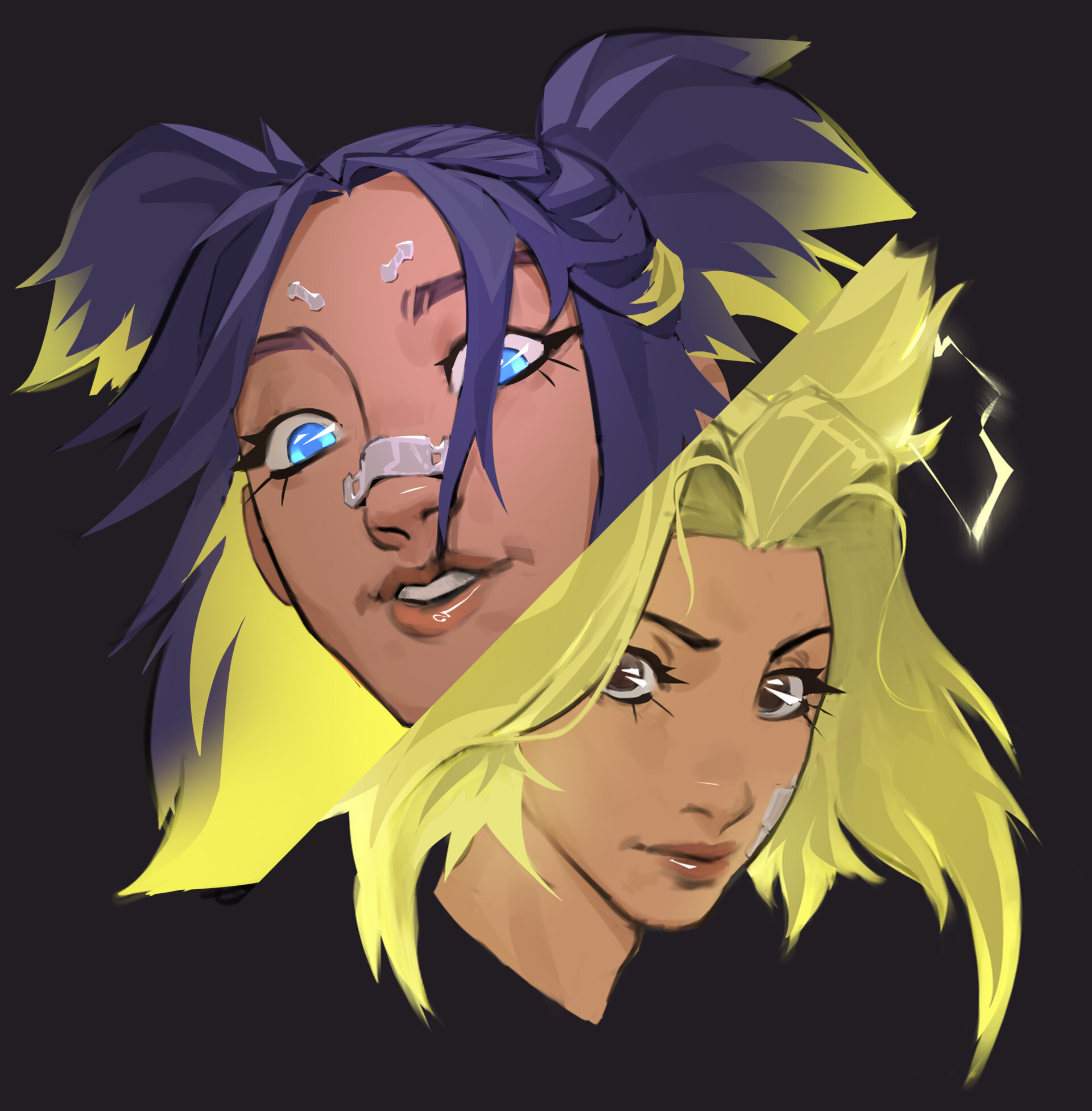 ArtStation - Neon & Zeri portraits