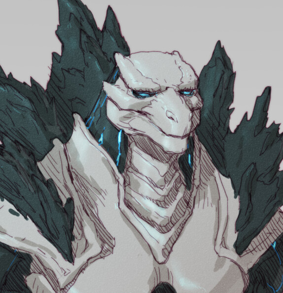 ArtStation - Gojira (Bleach inspired OC)