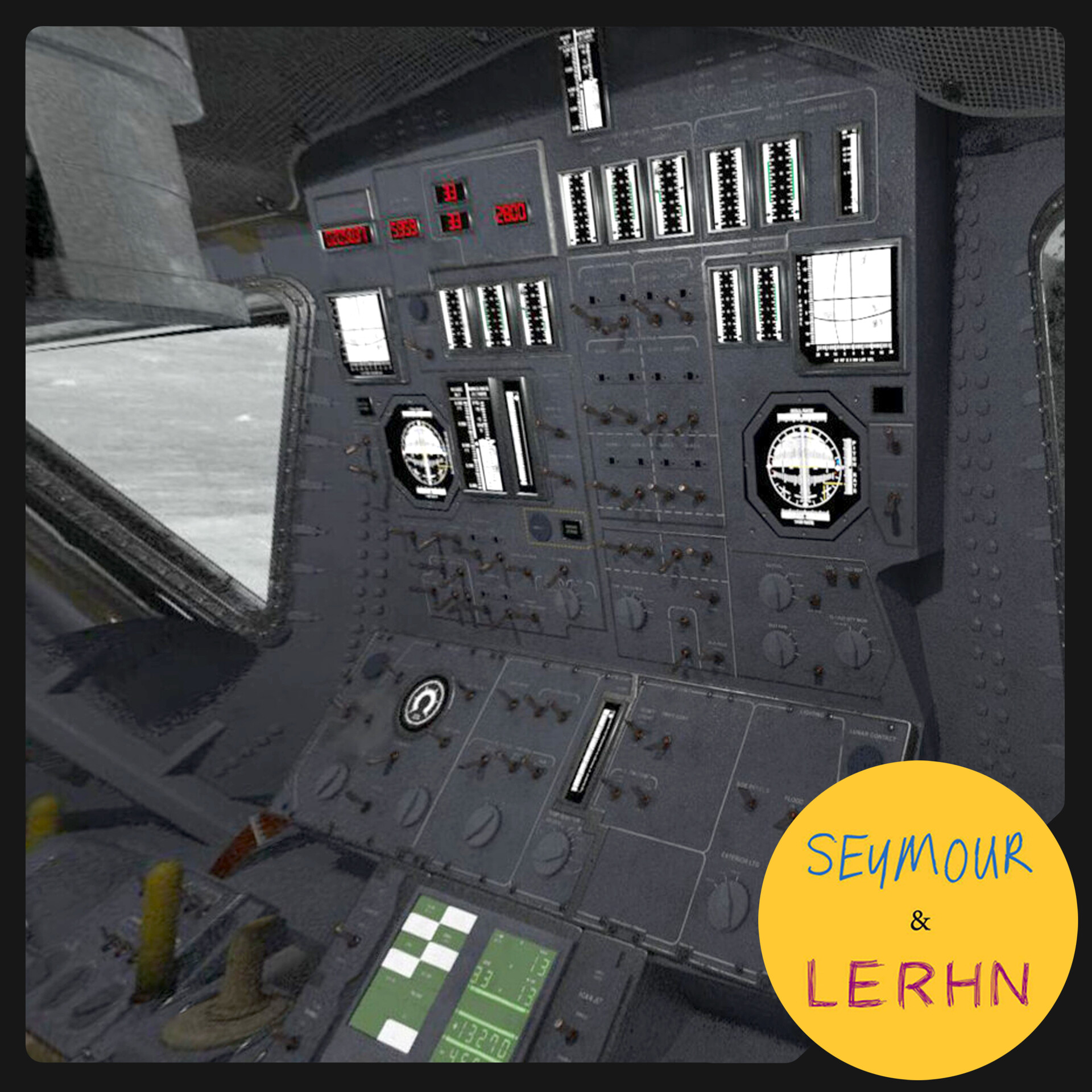 ArtStation - Apollo 11 Lunar Lander Interior - Moon Landing 360 Video