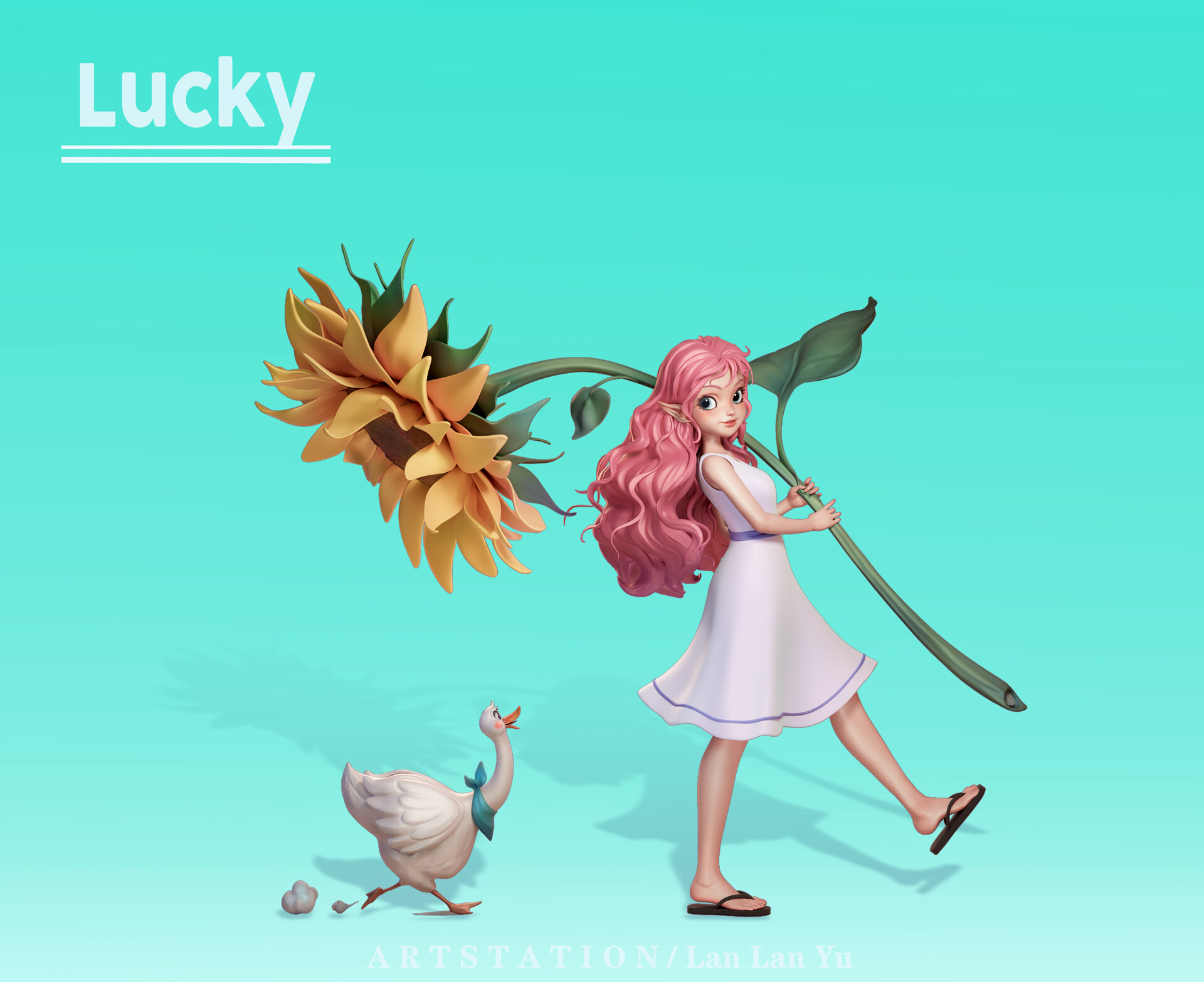 ArtStation - A Lucky Girl