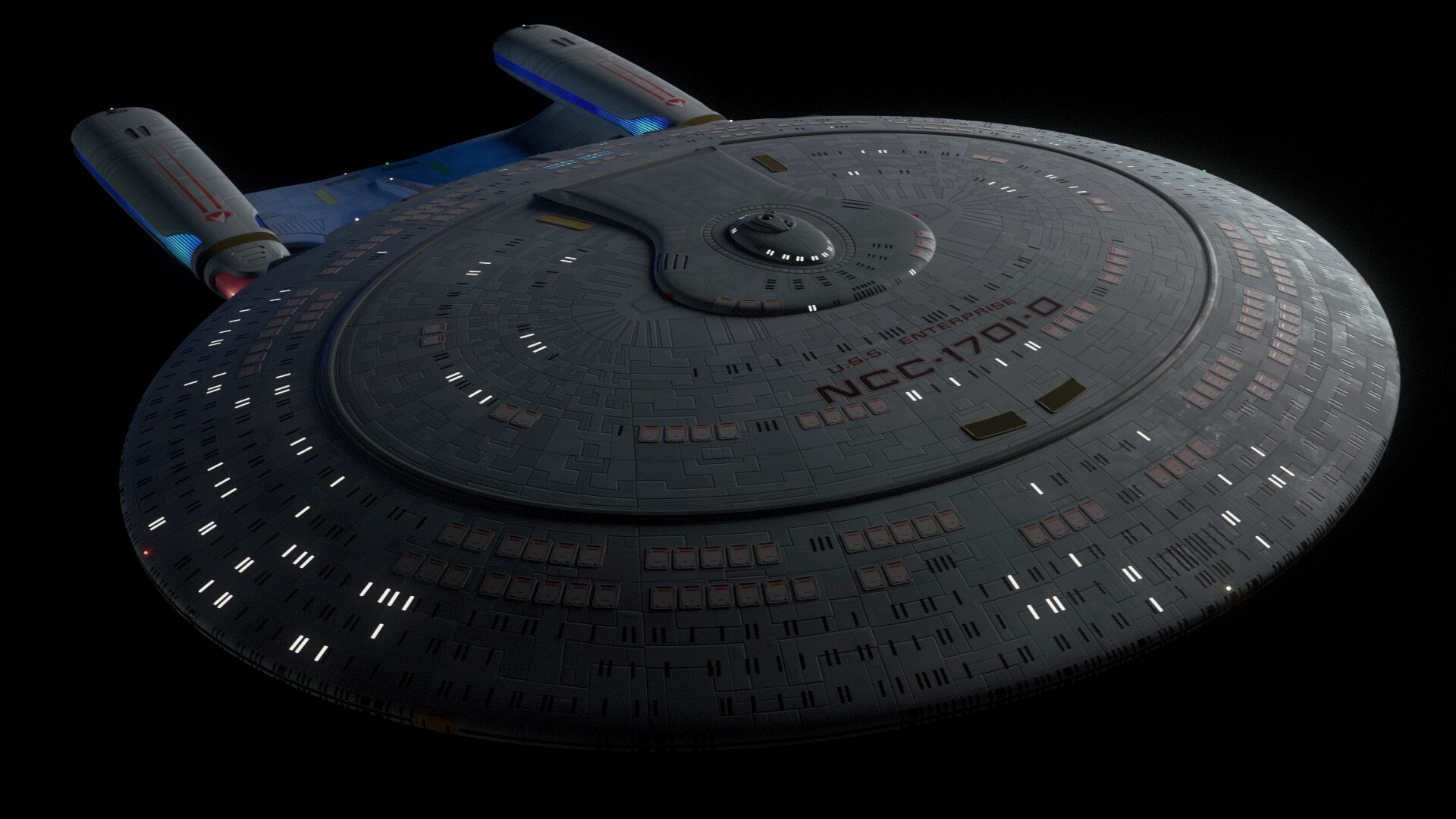 Marc Bell - Star Trek TNG - Galaxy Class - U.S.S. Enterprise - D