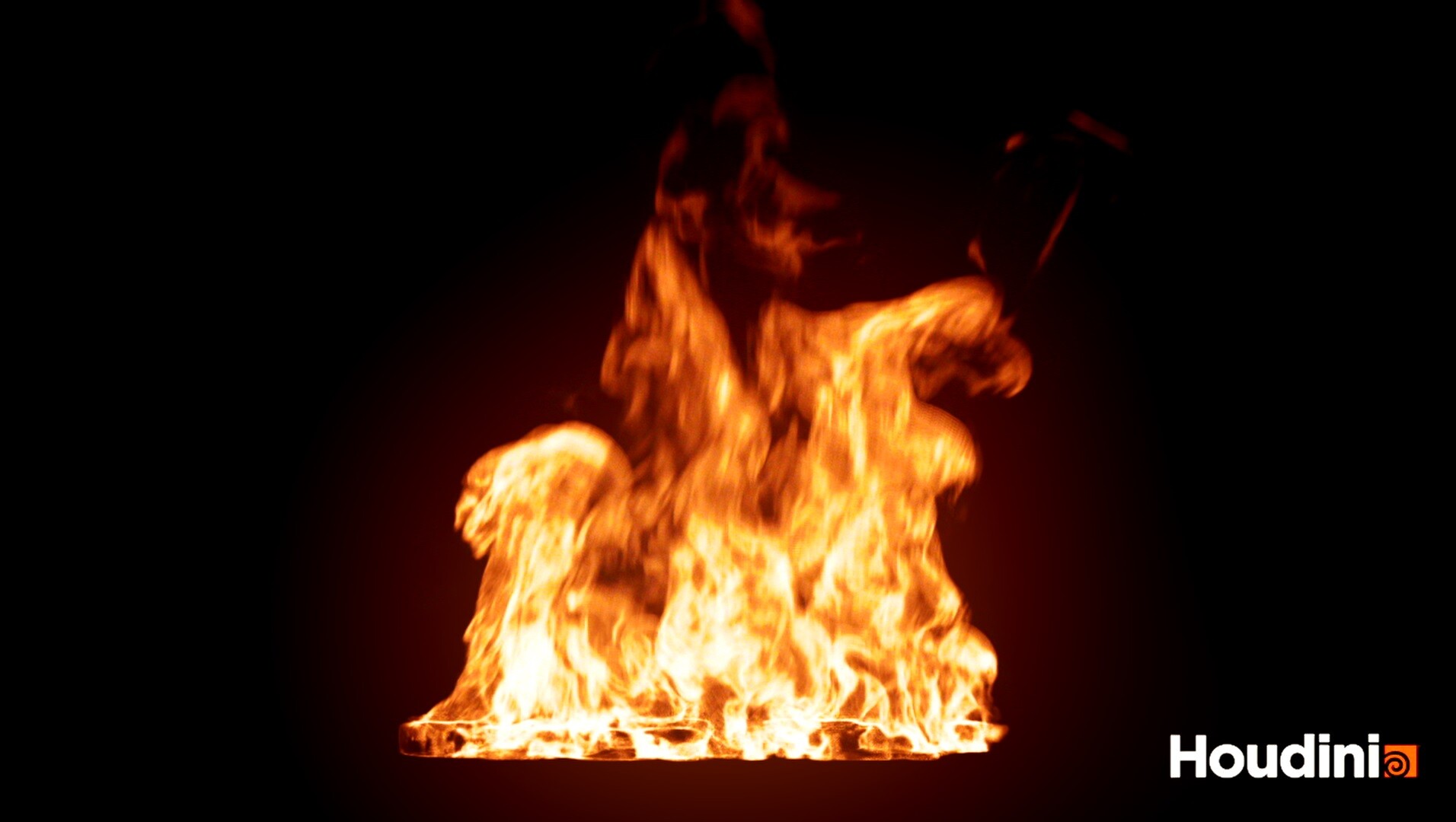 ArtStation - Realistic fire in Houdini 19