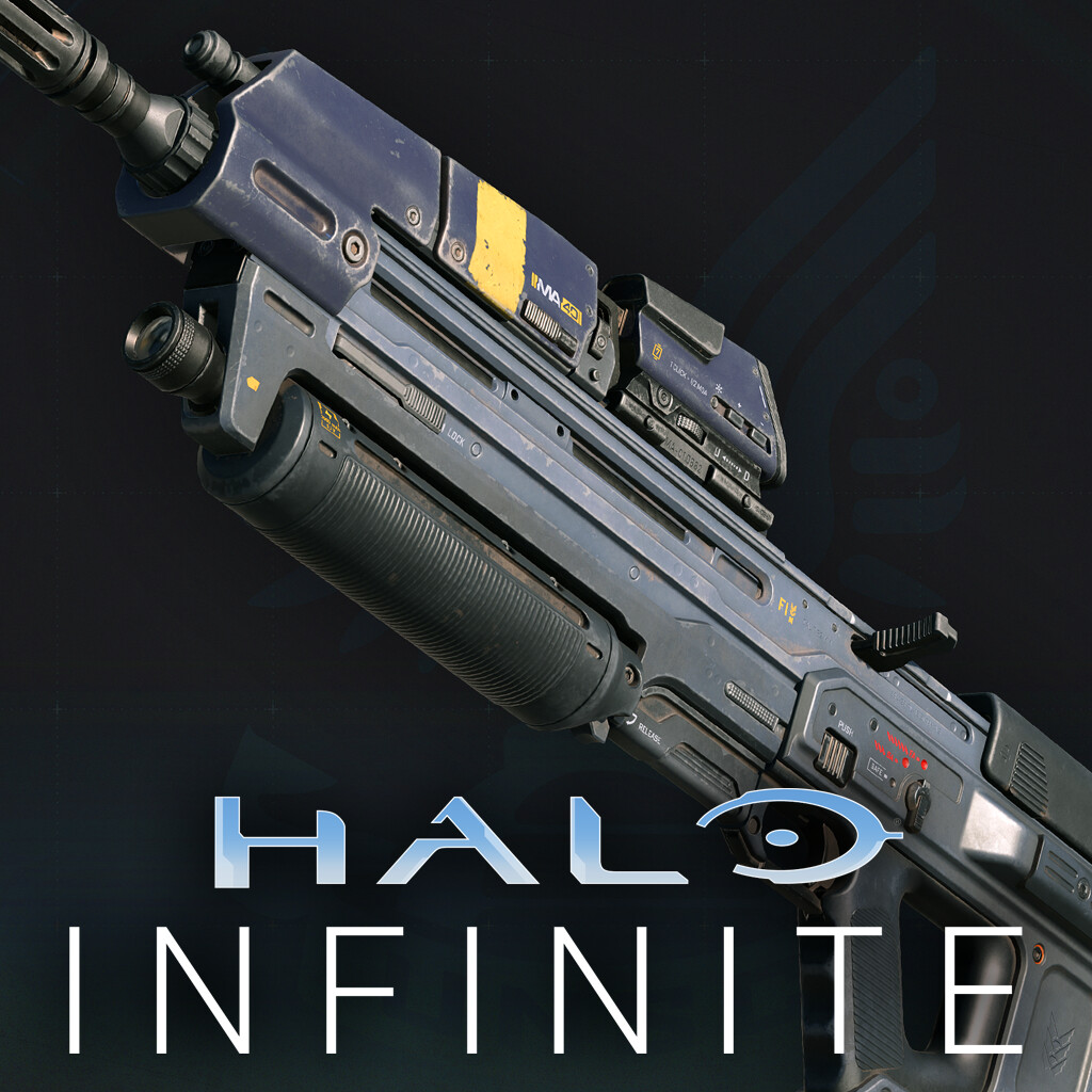 ArtStation - Halo Infinite UNSC Assault Rifle in-game