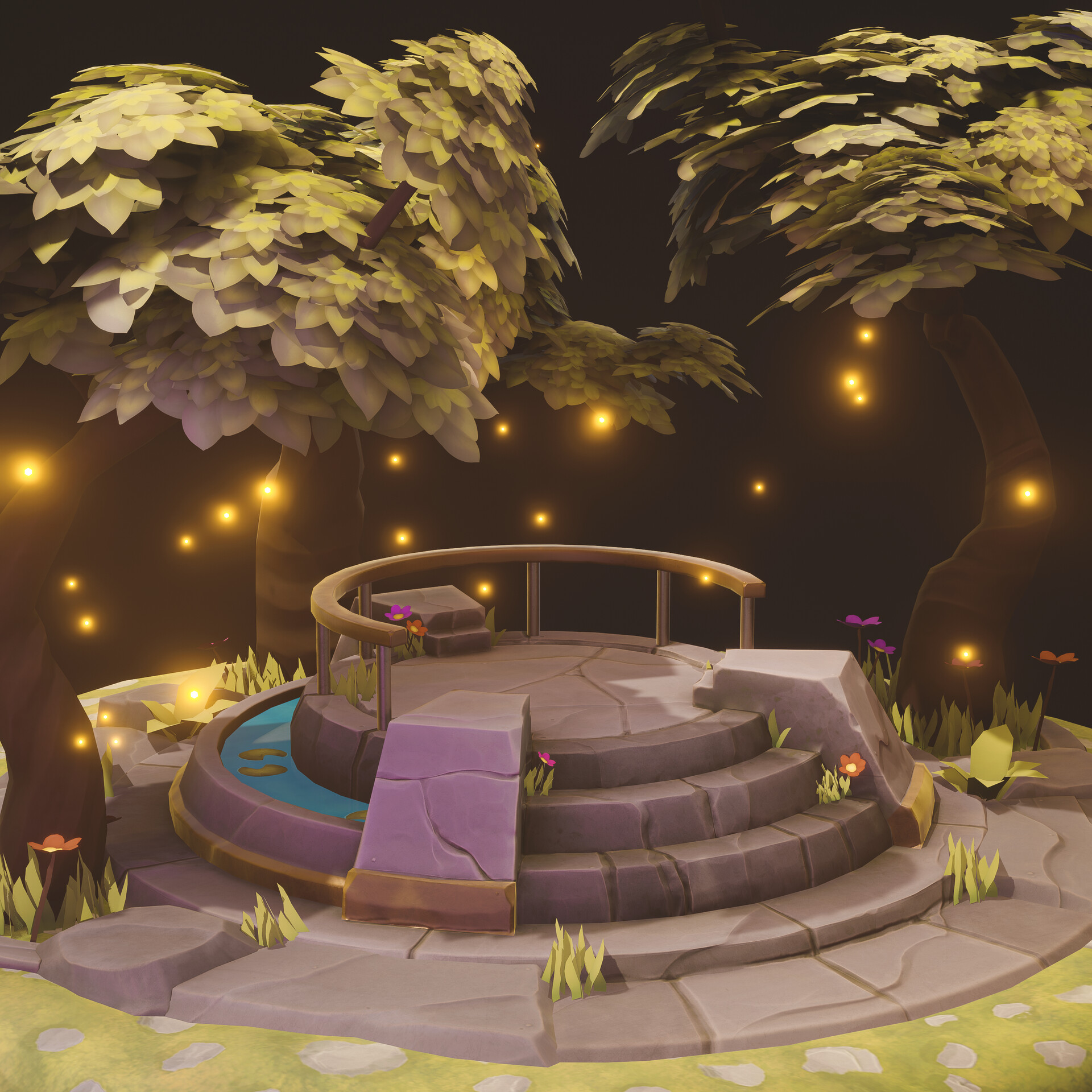 ArtStation - Stylized Spawn Point