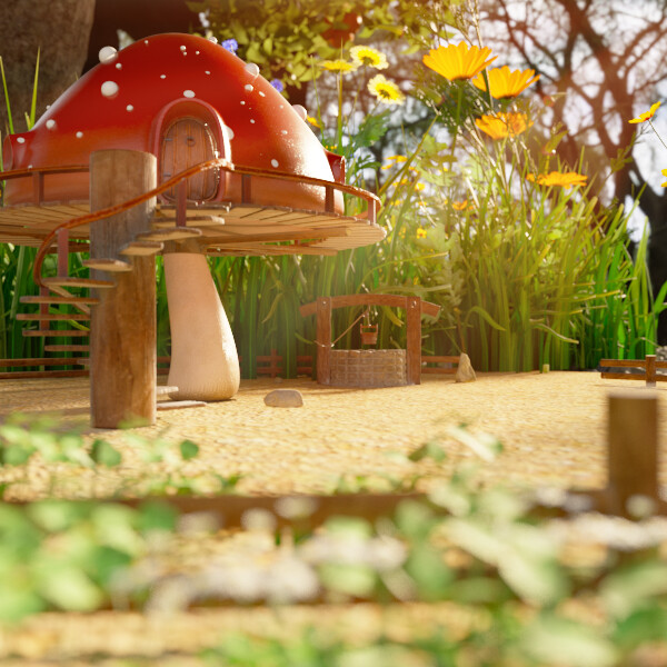 ArtStation - Mushroom House