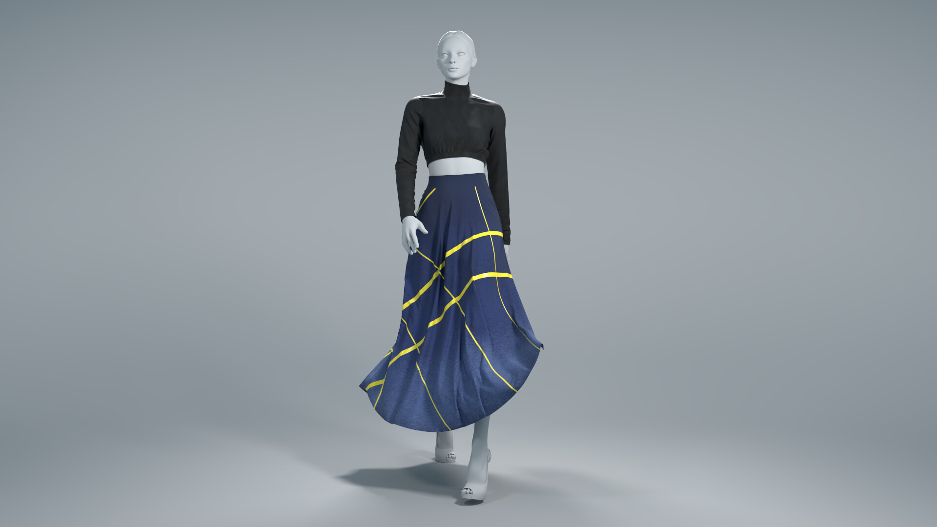 ArtStation - Outfit with Starry Night