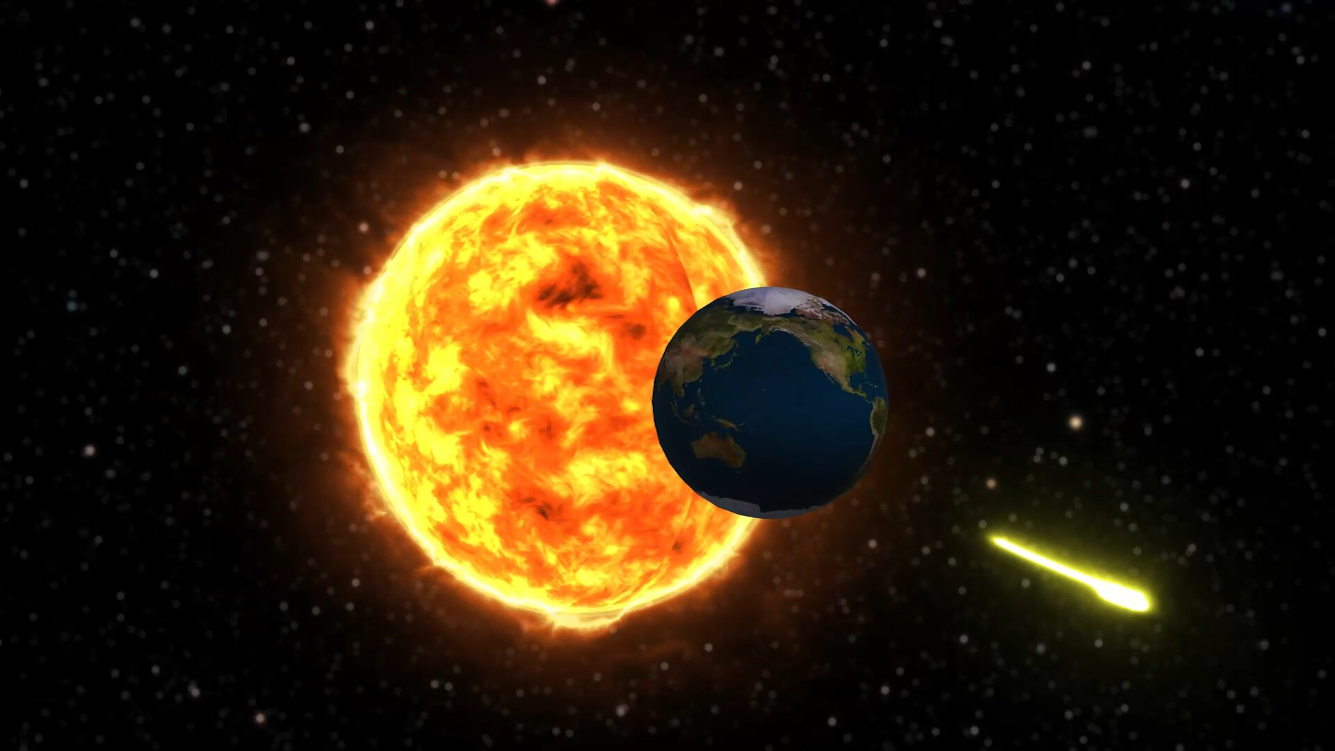 ArtStation - Earth and Sun