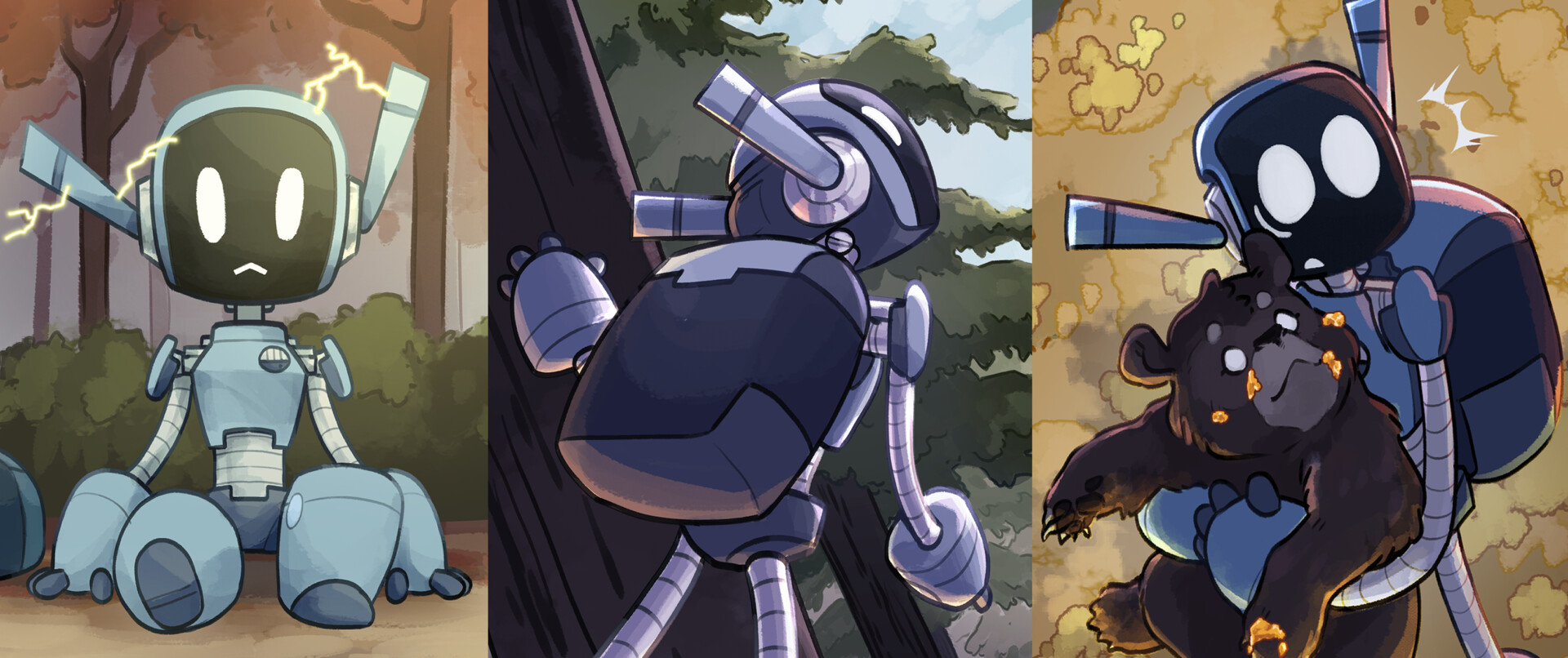 ArtStation - Little Bot Blue