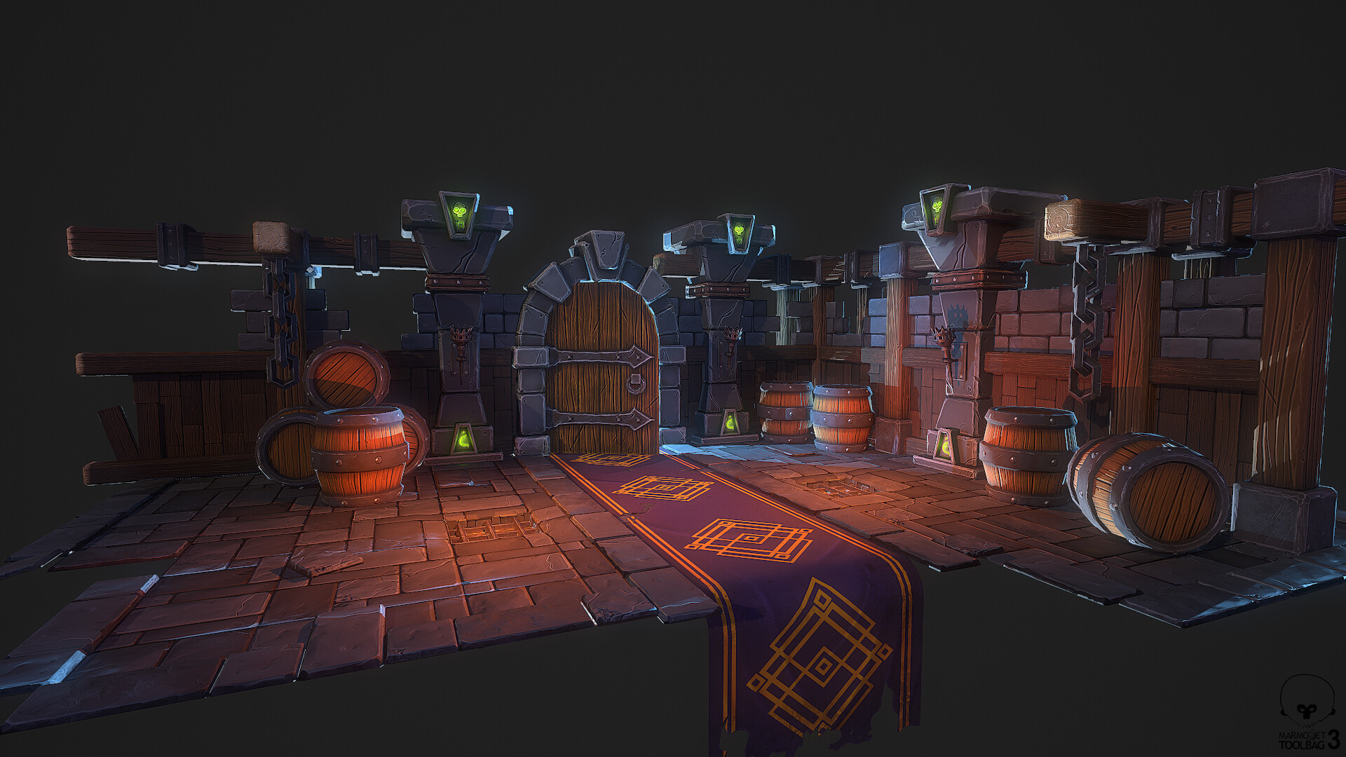 ArtStation - Stylized Dungeon