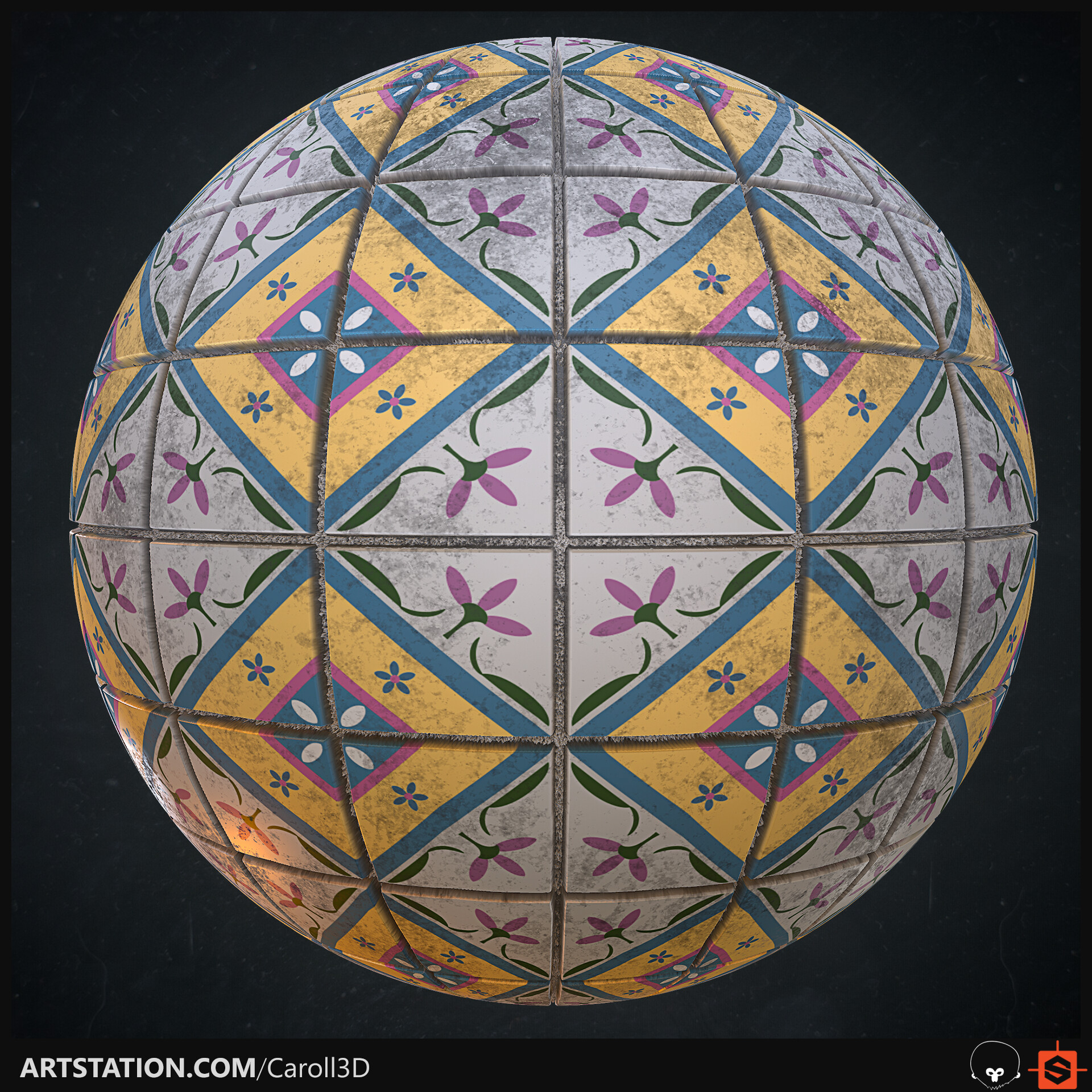 ArtStation - Floor Pattern inspired in Encanto