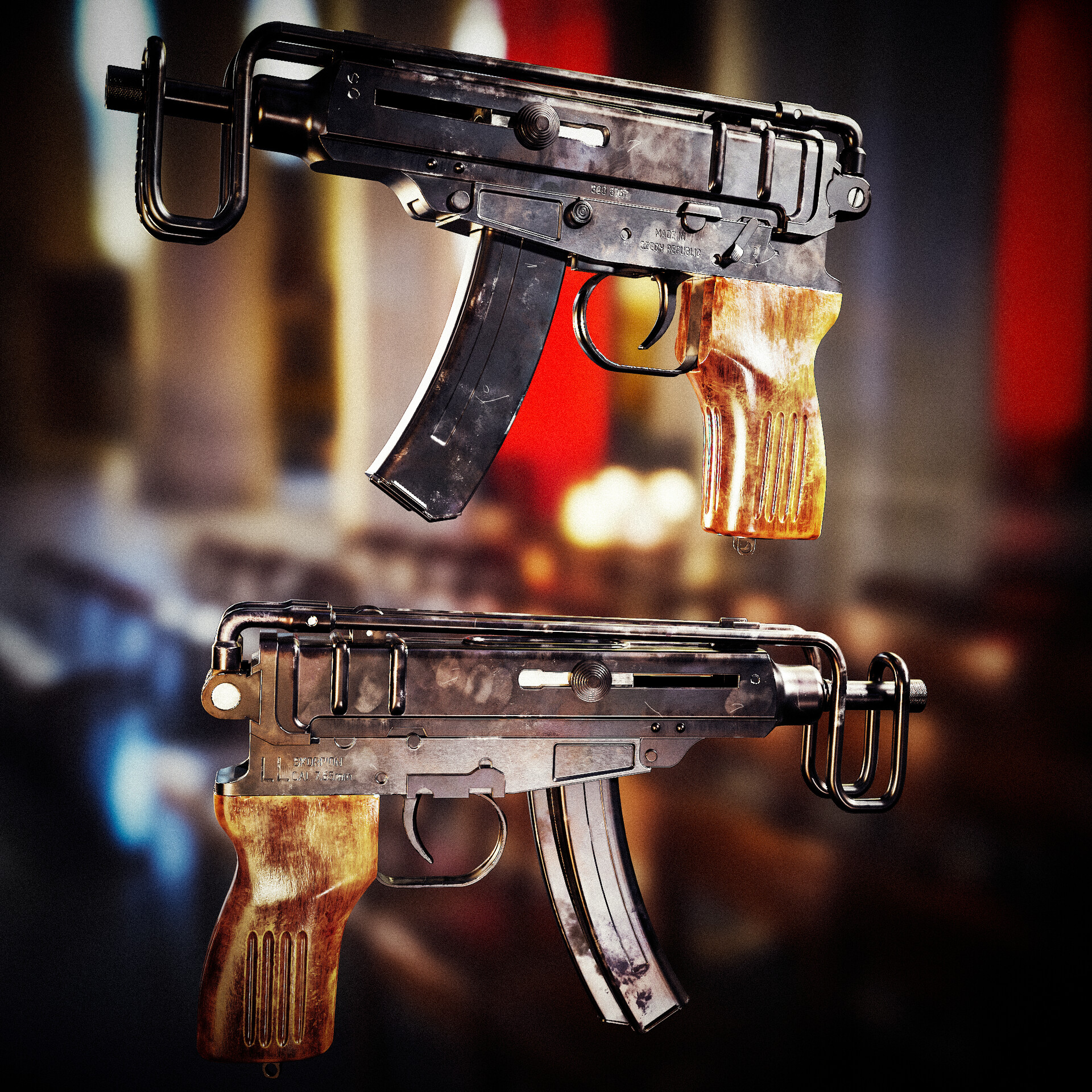 ArtStation - vz61 with reload animation