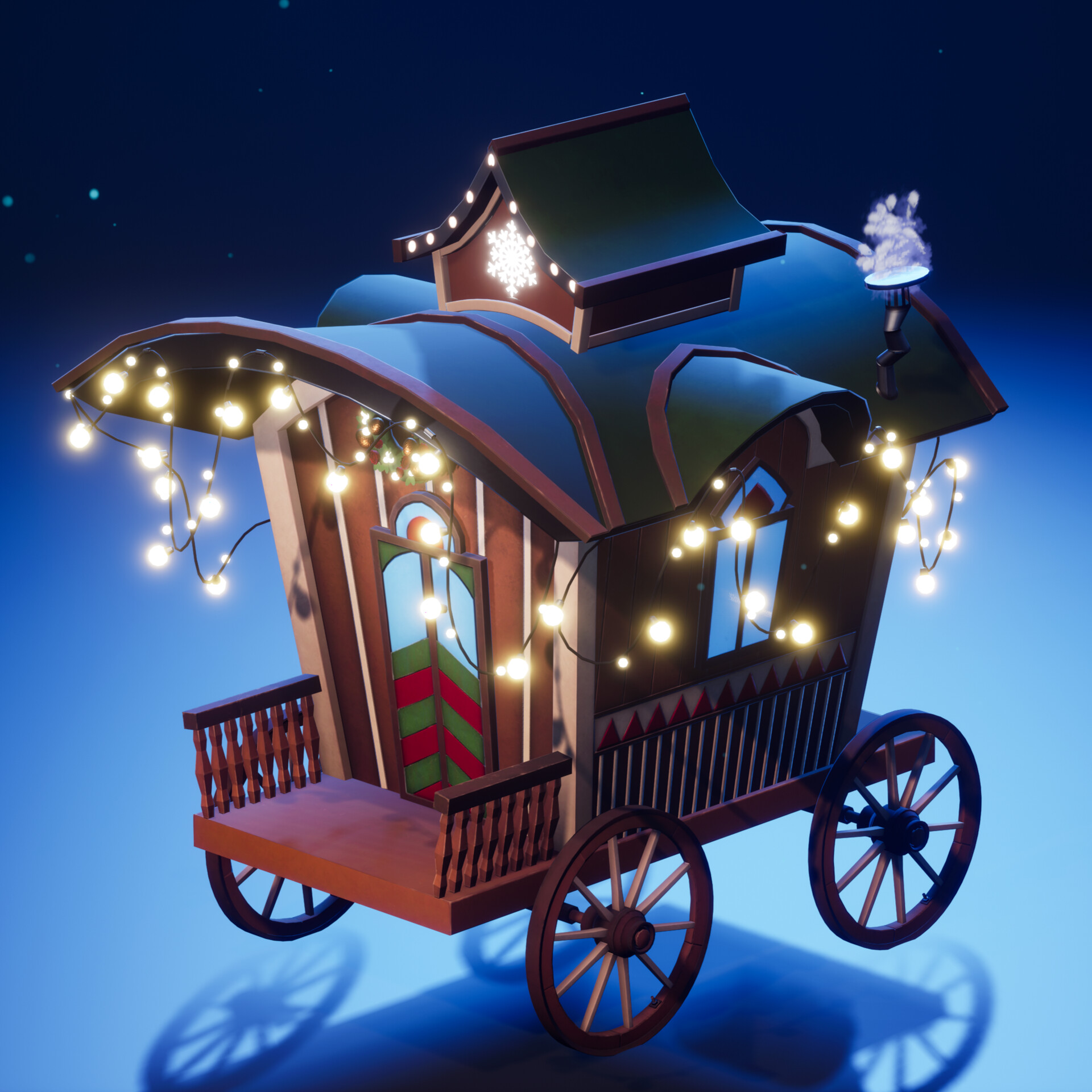 ArtStation - Christmas caravan