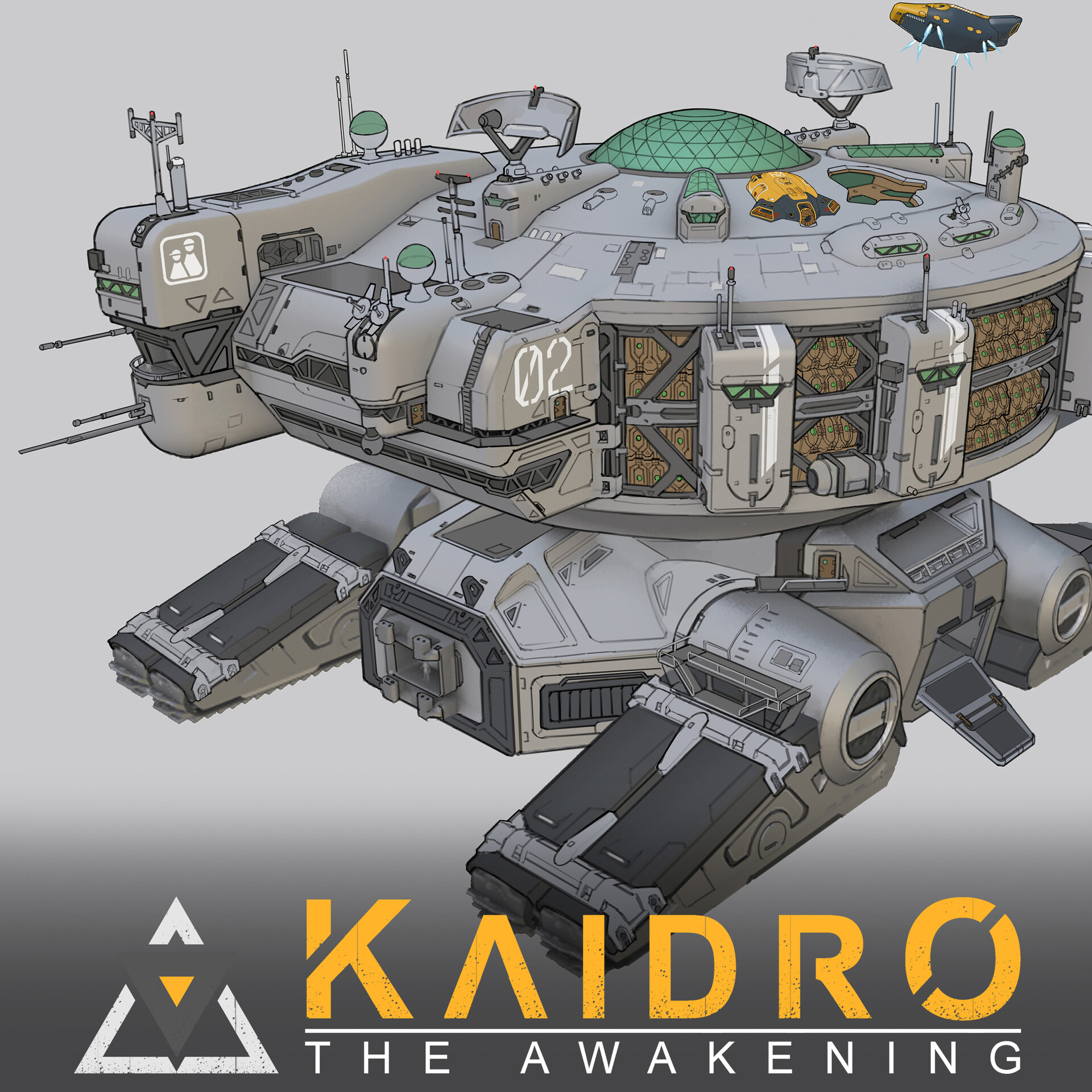 ArtStation - Kaidro: Contractor Habitat Ship