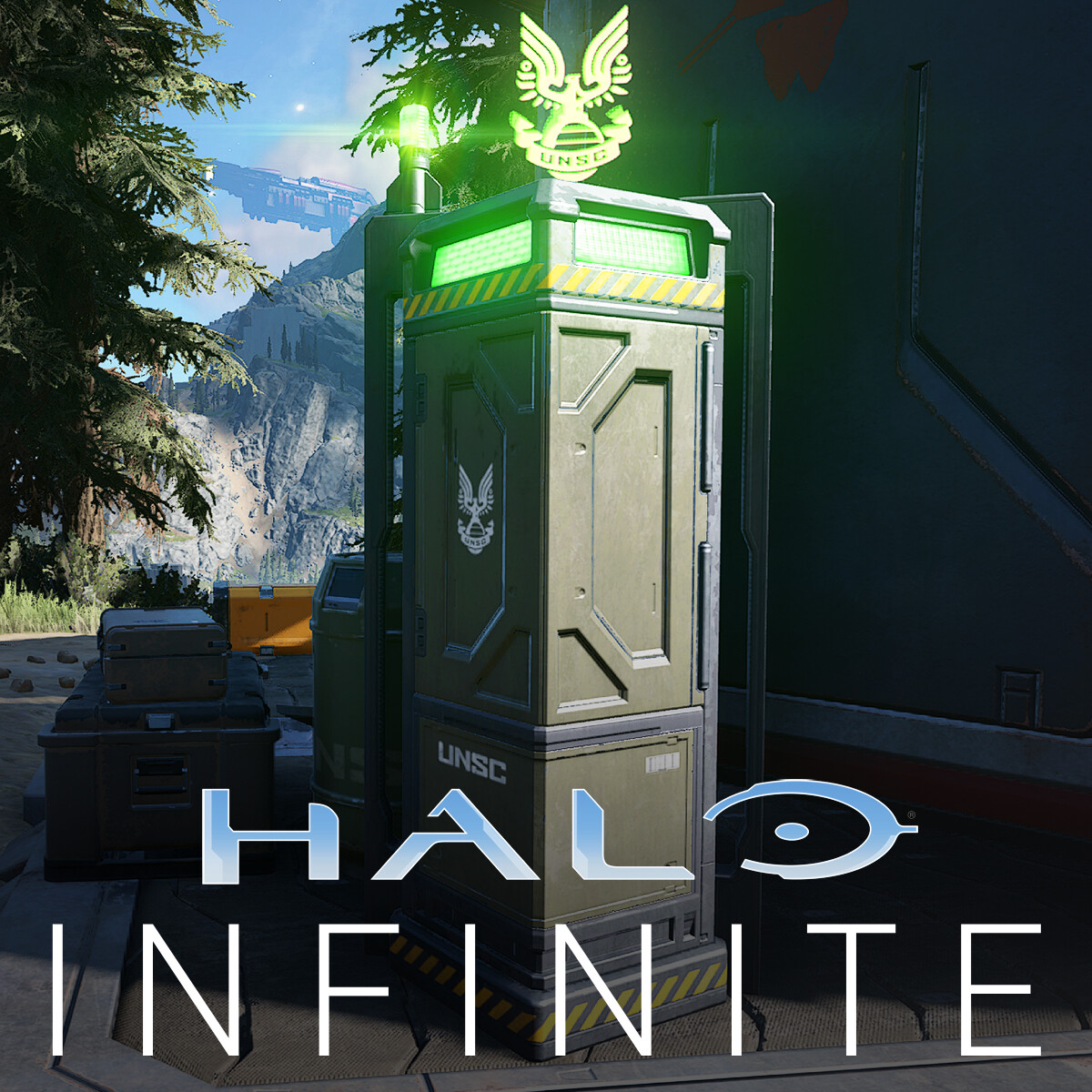 ArtStation - Halo Infinite - Upgrade Lockers