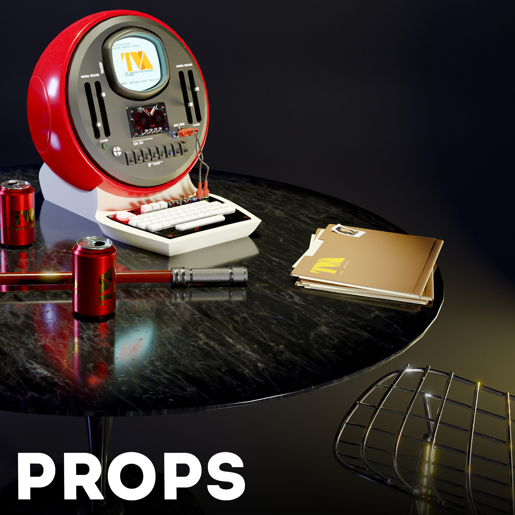 ArtStation - Loki, Mobius' office - Props