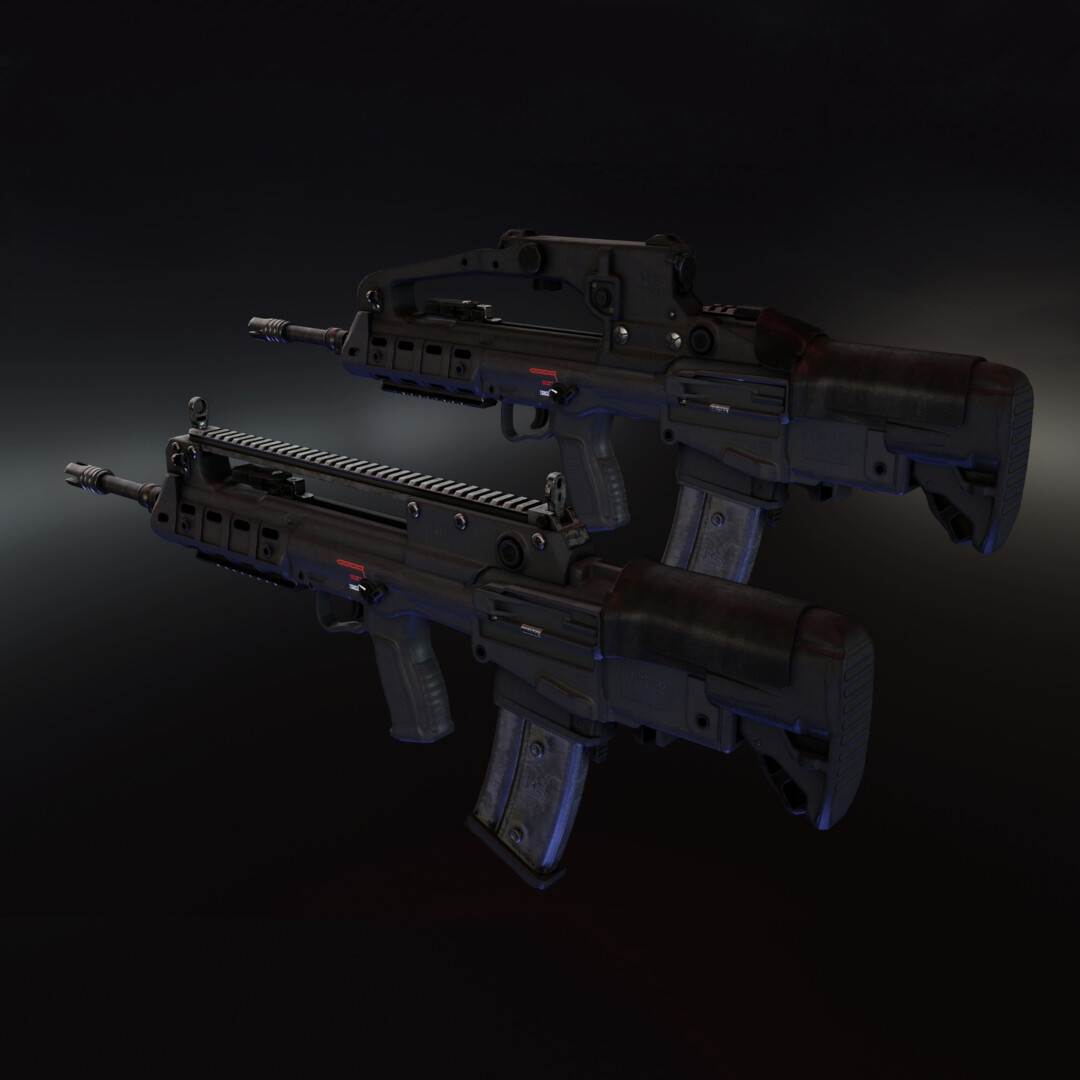 ArtStation - HS VHS-2 Rifle