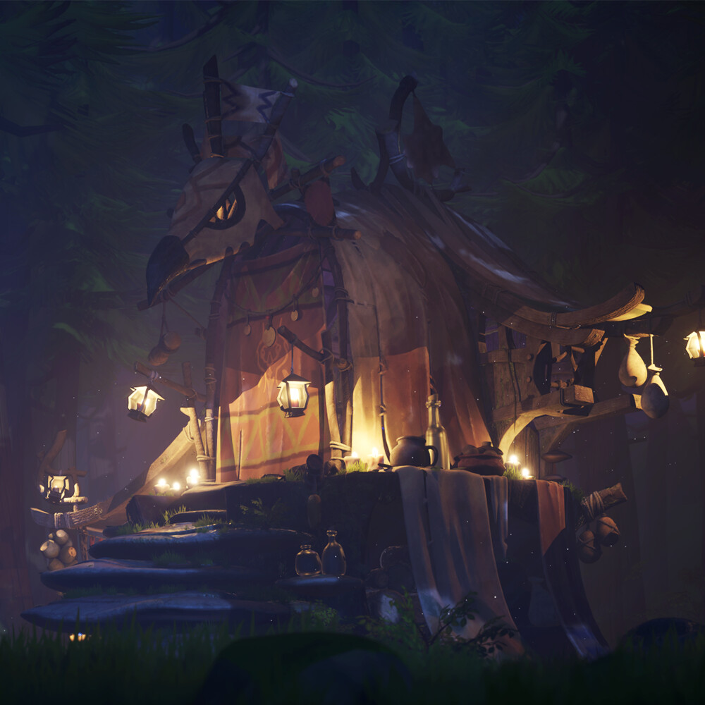 ArtStation - Stylized Sorcerer House