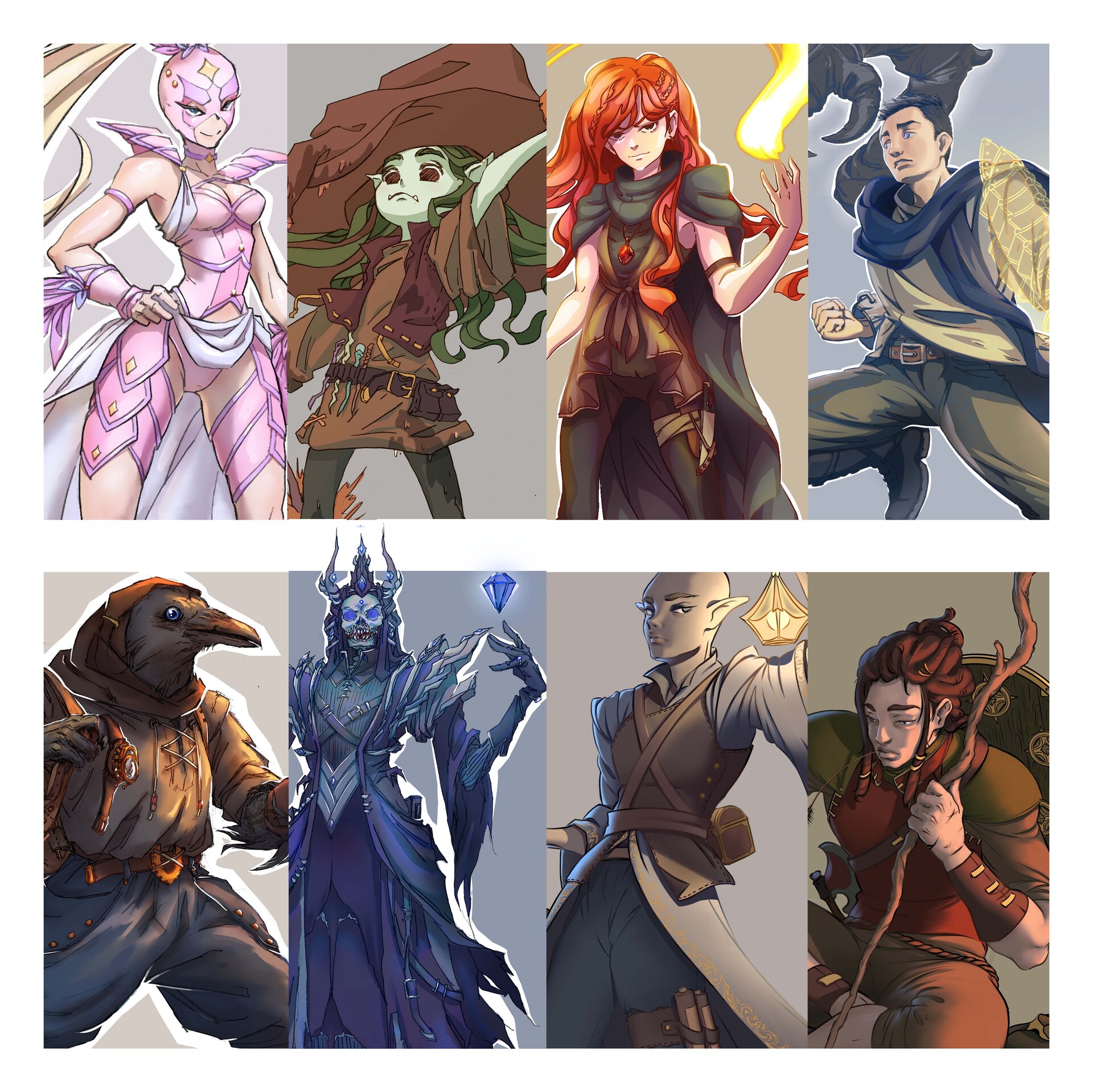 ArtStation - DnD characters