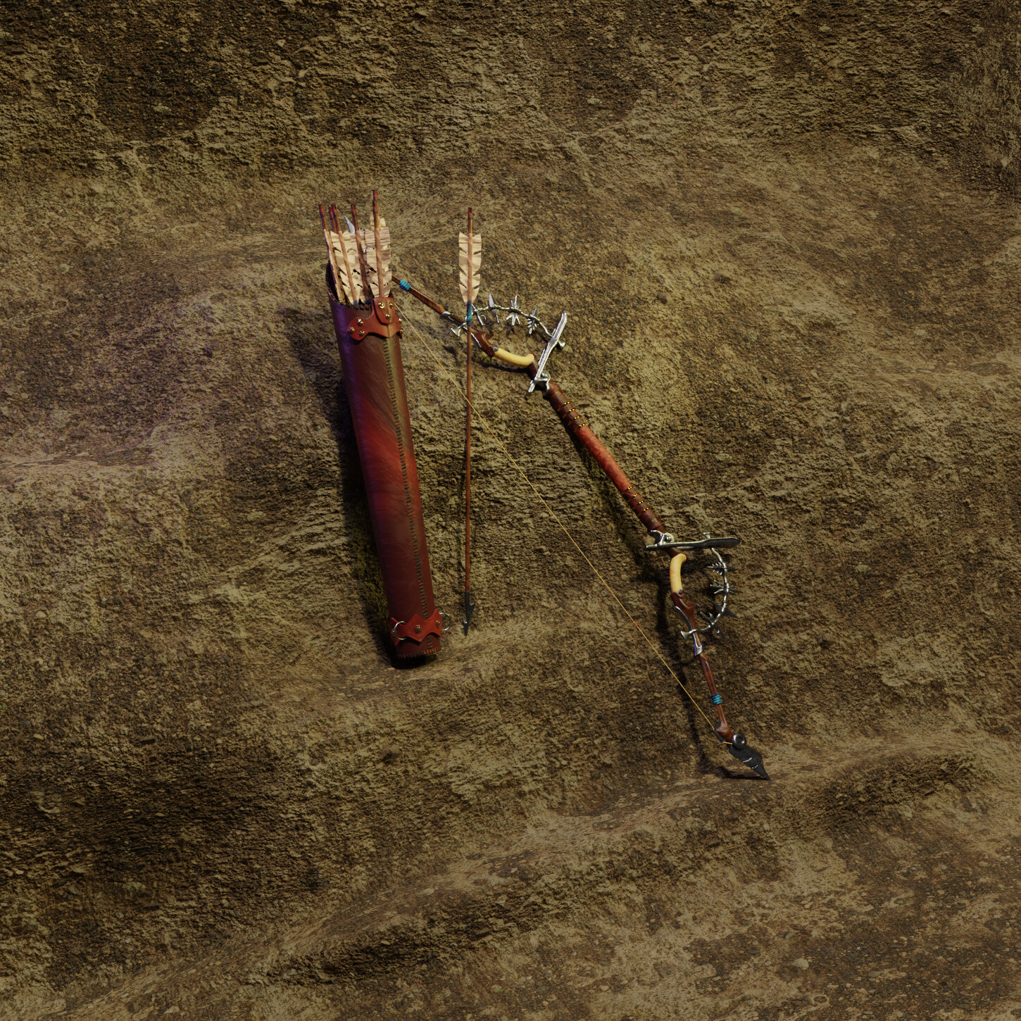 ArtStation - Bow with arrows