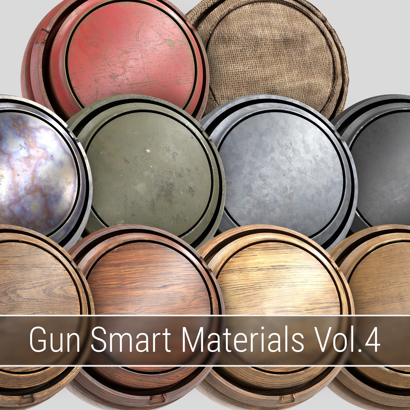 ArtStation - Gun Smart Materials Pack Vol.4