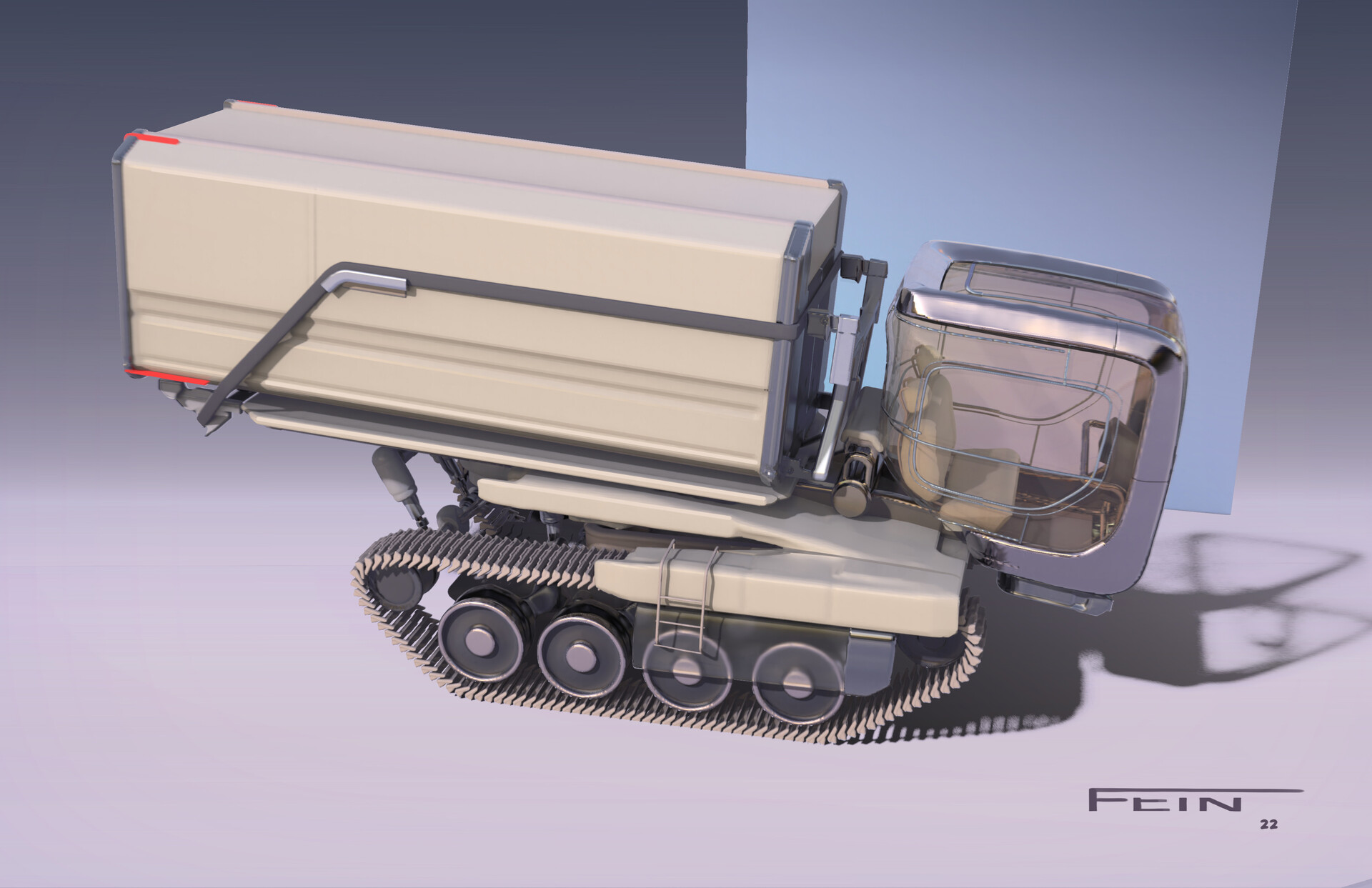 ArtStation - Treaded cargo transport