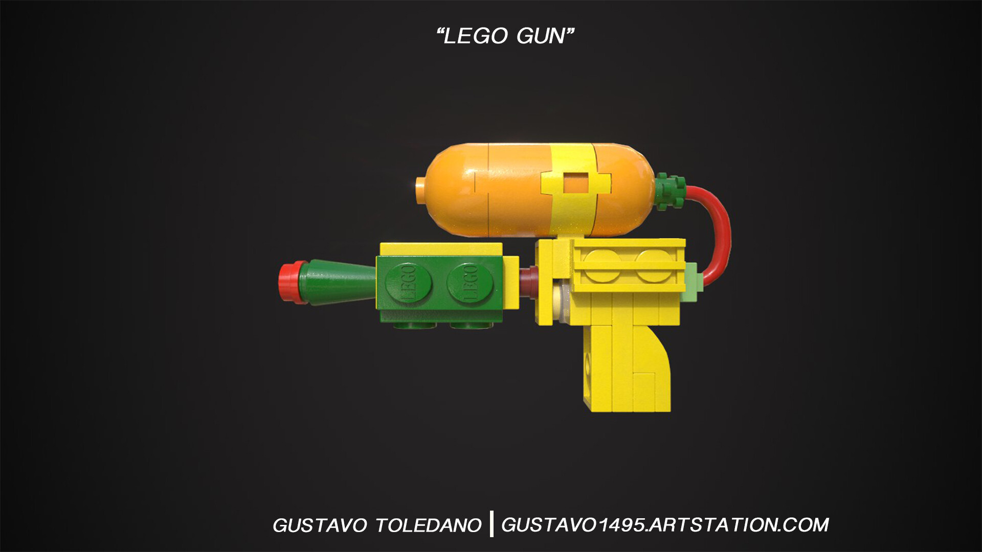 ArtStation - Lego Gun