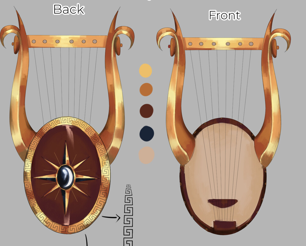 ArtStation - Apollo's Lyre - The God Cycle Concept Art