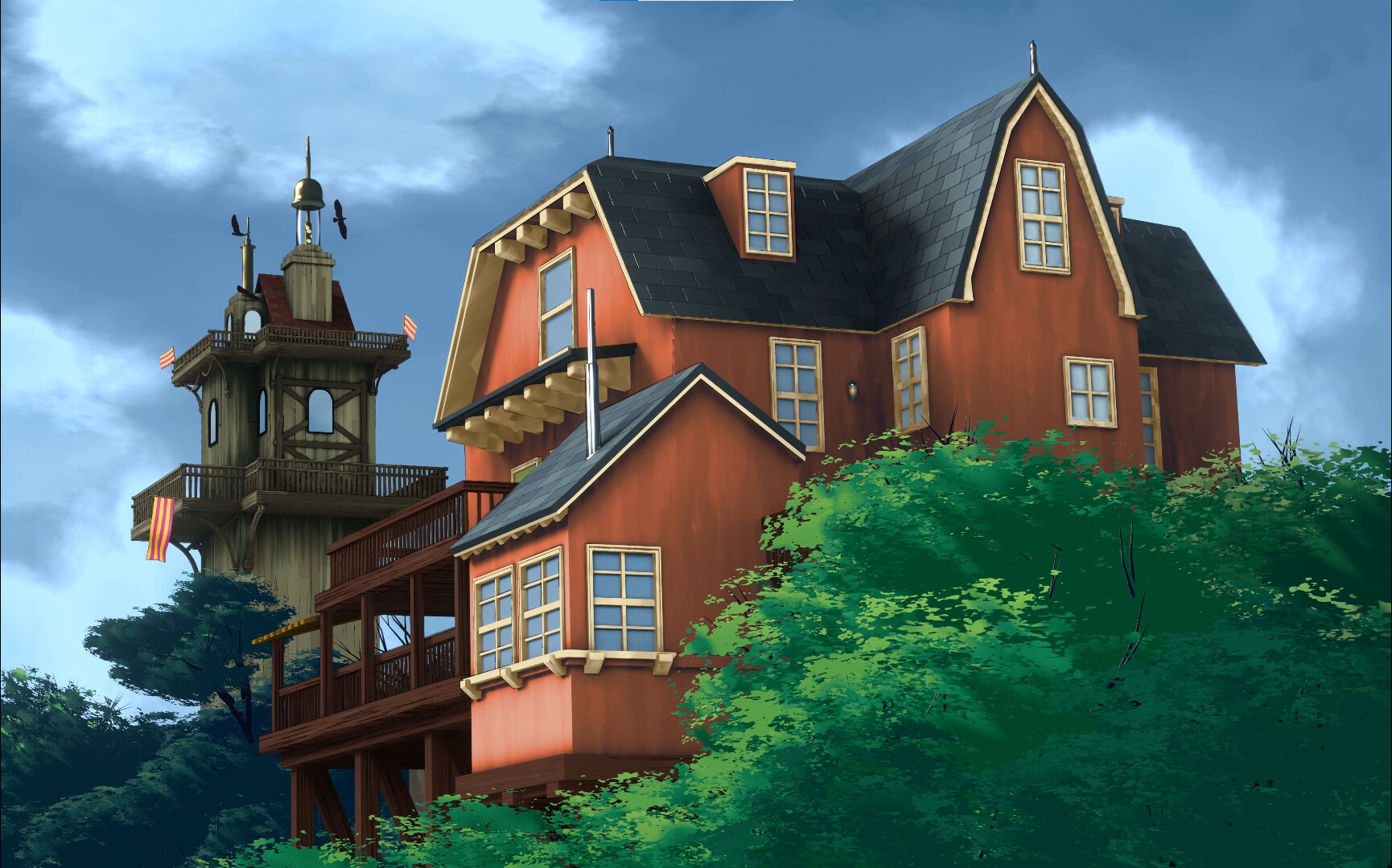 ArtStation - Ghibli House Environment