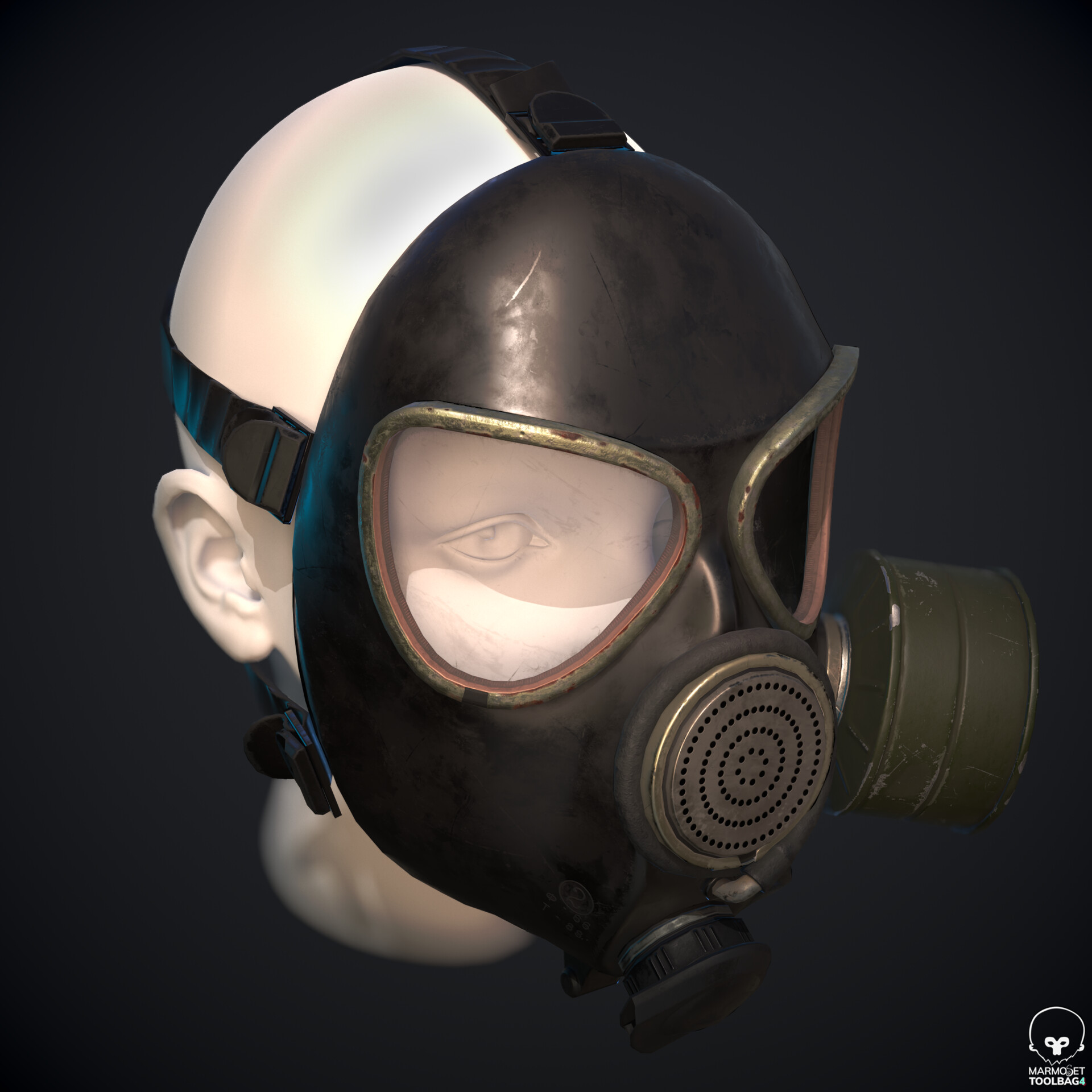 ArtStation - Gas mask PMK-1