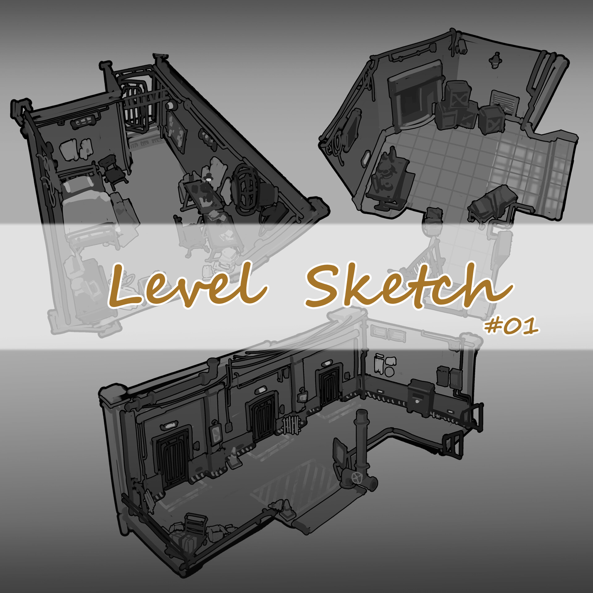 ArtStation - Level Sketch #01
