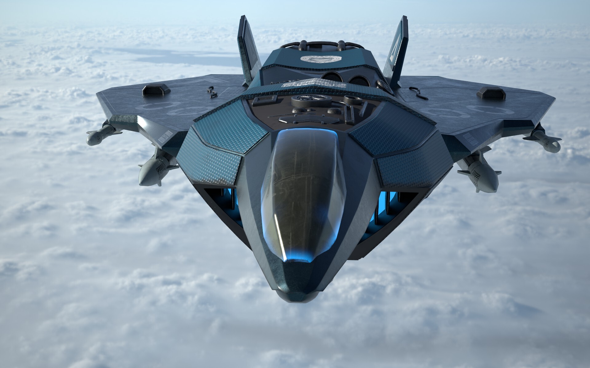 ArtStation - AUH-21 "Thunderbolt" Universal attacker-ship