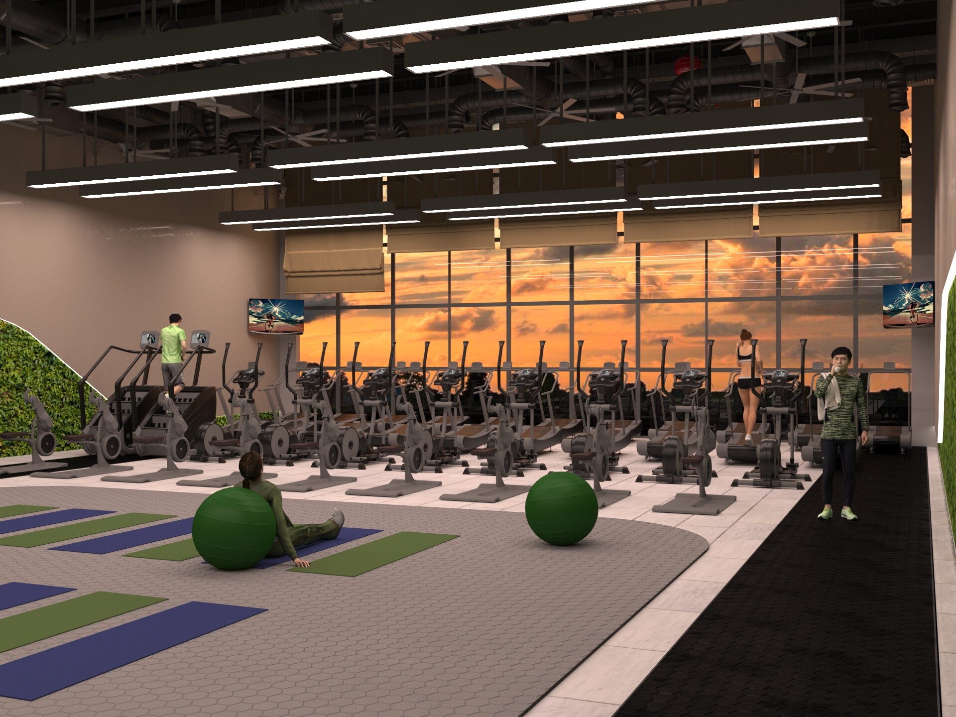 ArtStation - Concept: gym