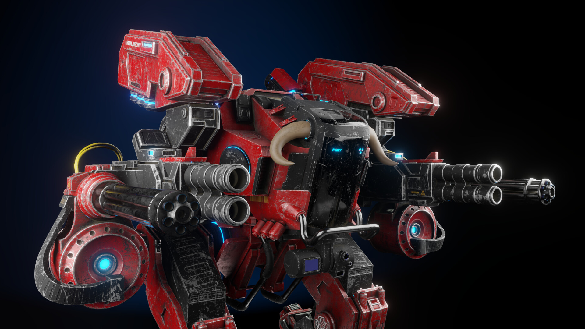 ArtStation - Metal-Mech V Main Battle Robot