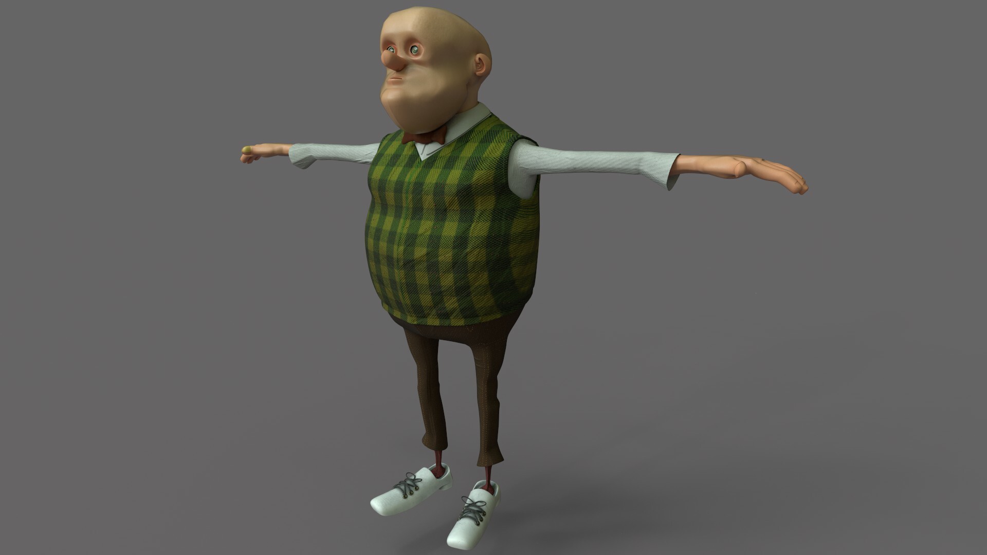 ArtStation - fat character model (2 varients)