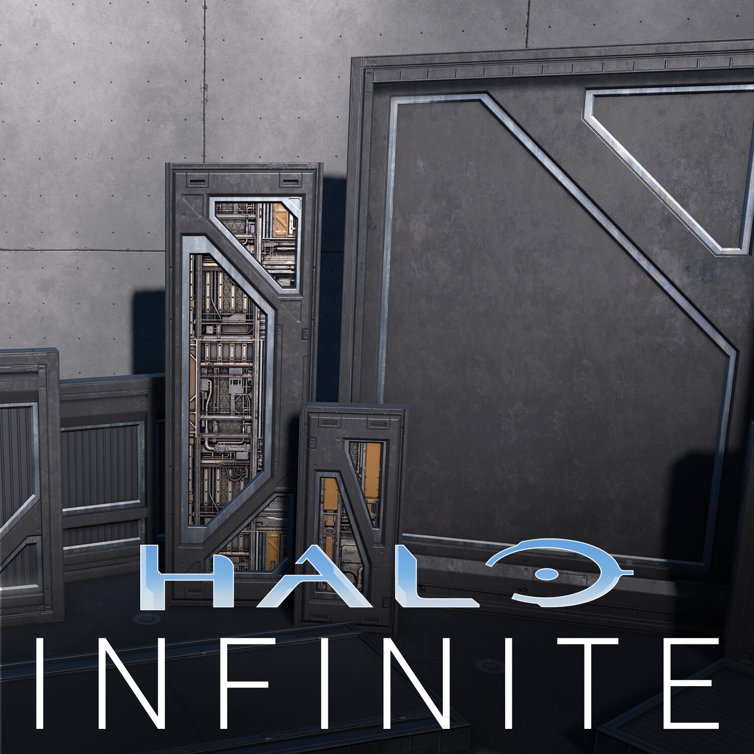 ArtStation - HALO Infinite - UNSC walls