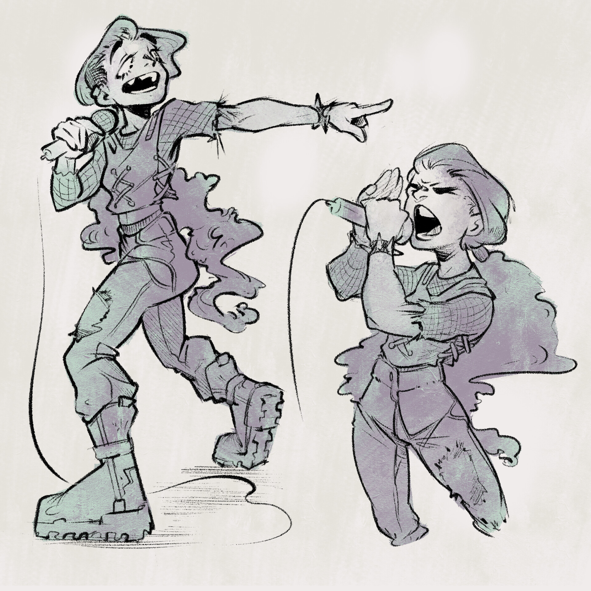 ArtStation - Rocker Character Design