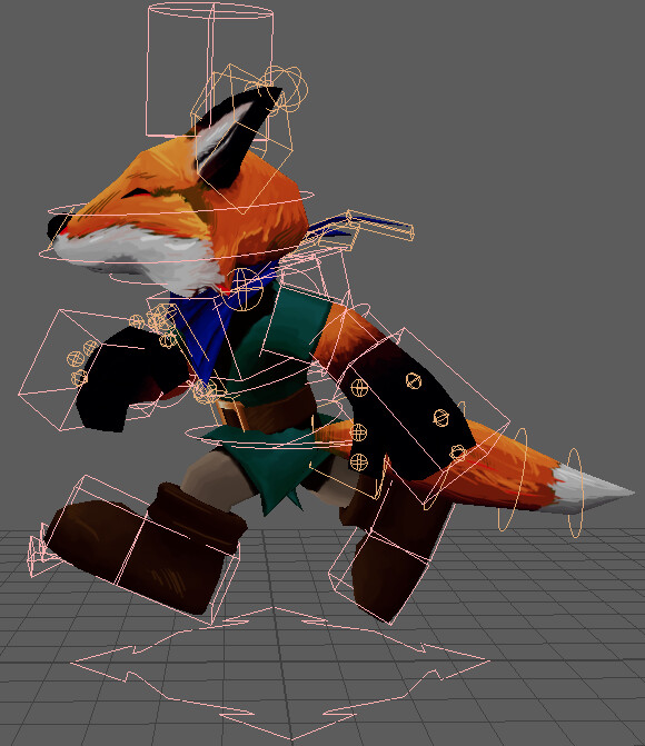 ArtStation - Fox Character Rig