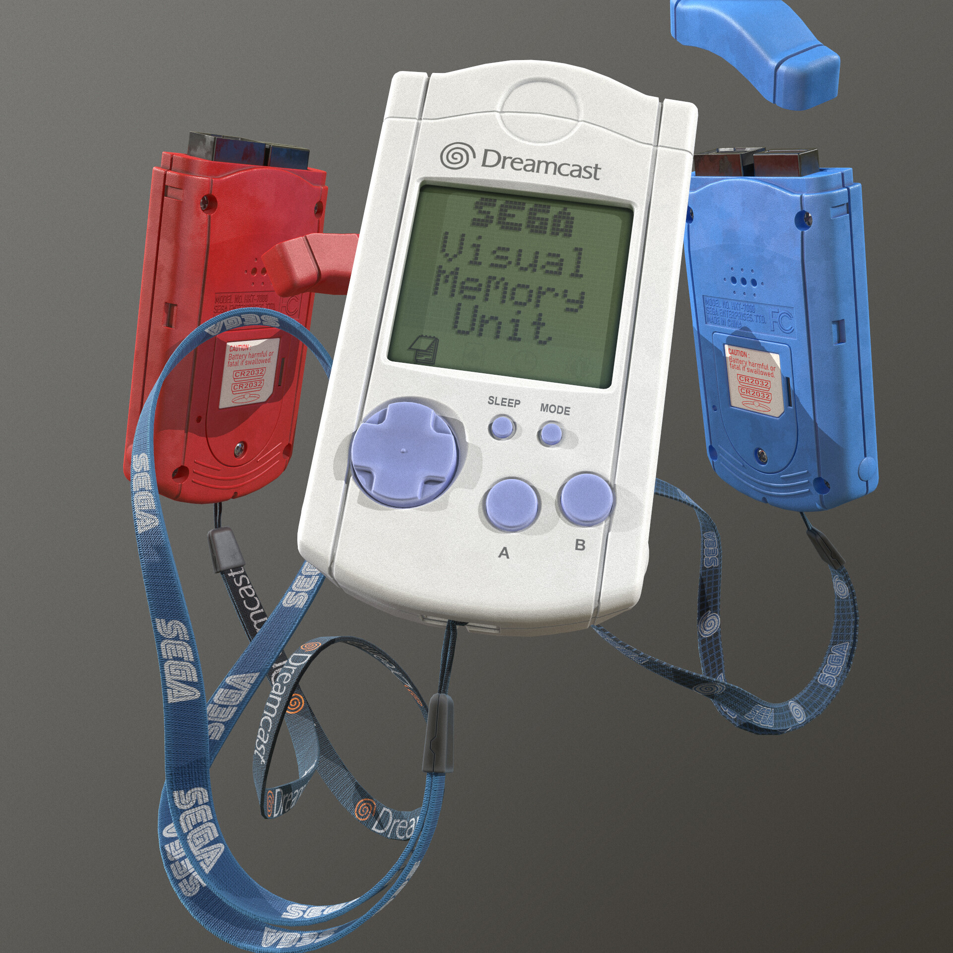 ArtStation - Dreamcast VMU ( Visual Memory Unit )