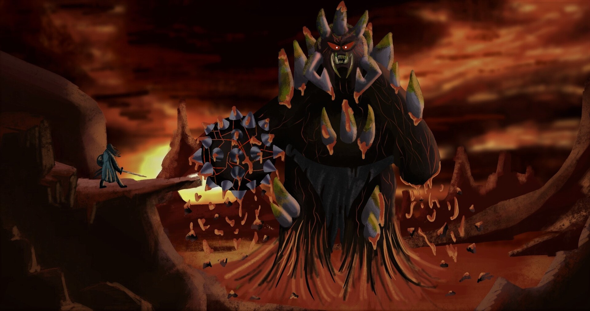 ArtStation - Monster From Hell Design