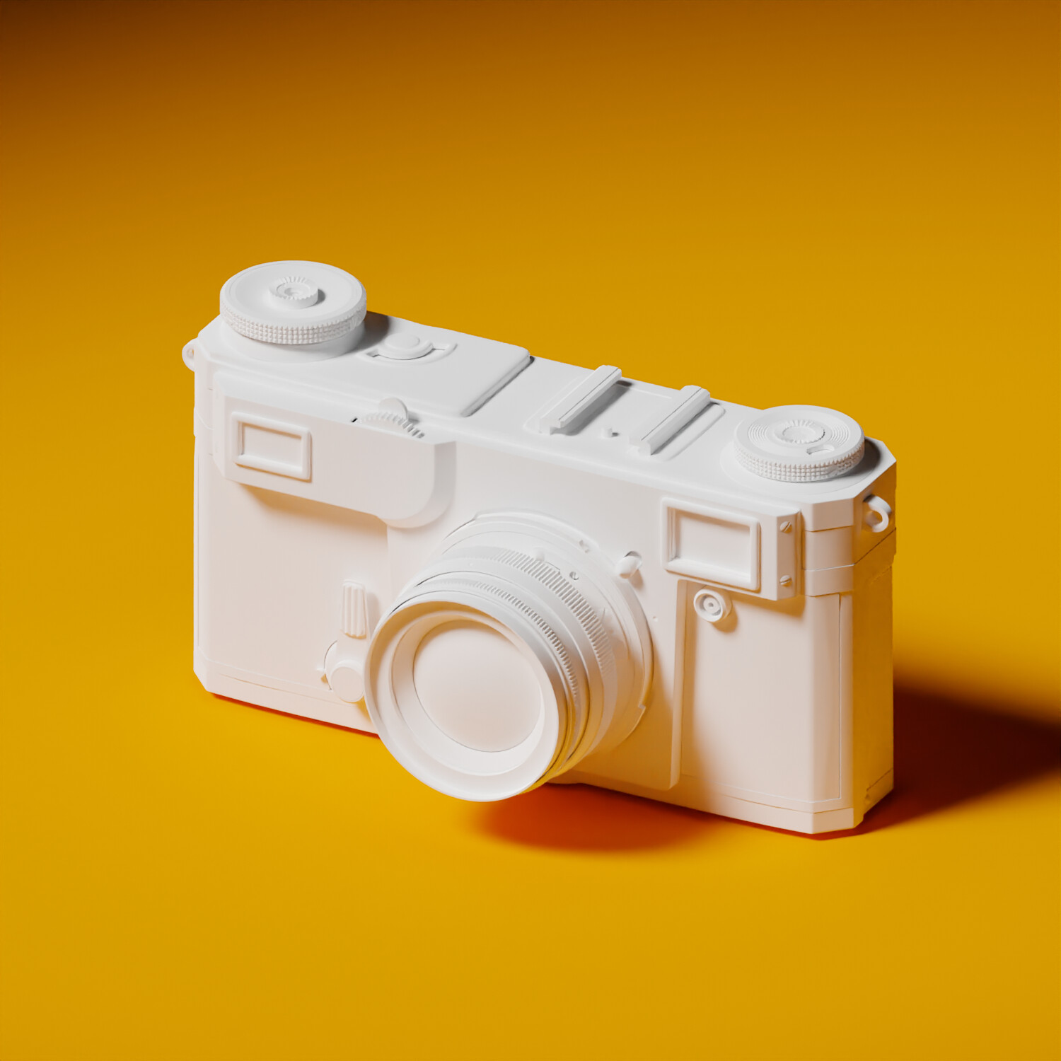ArtStation - Rangefinder camera Kiev-4A. Highpoly Clay